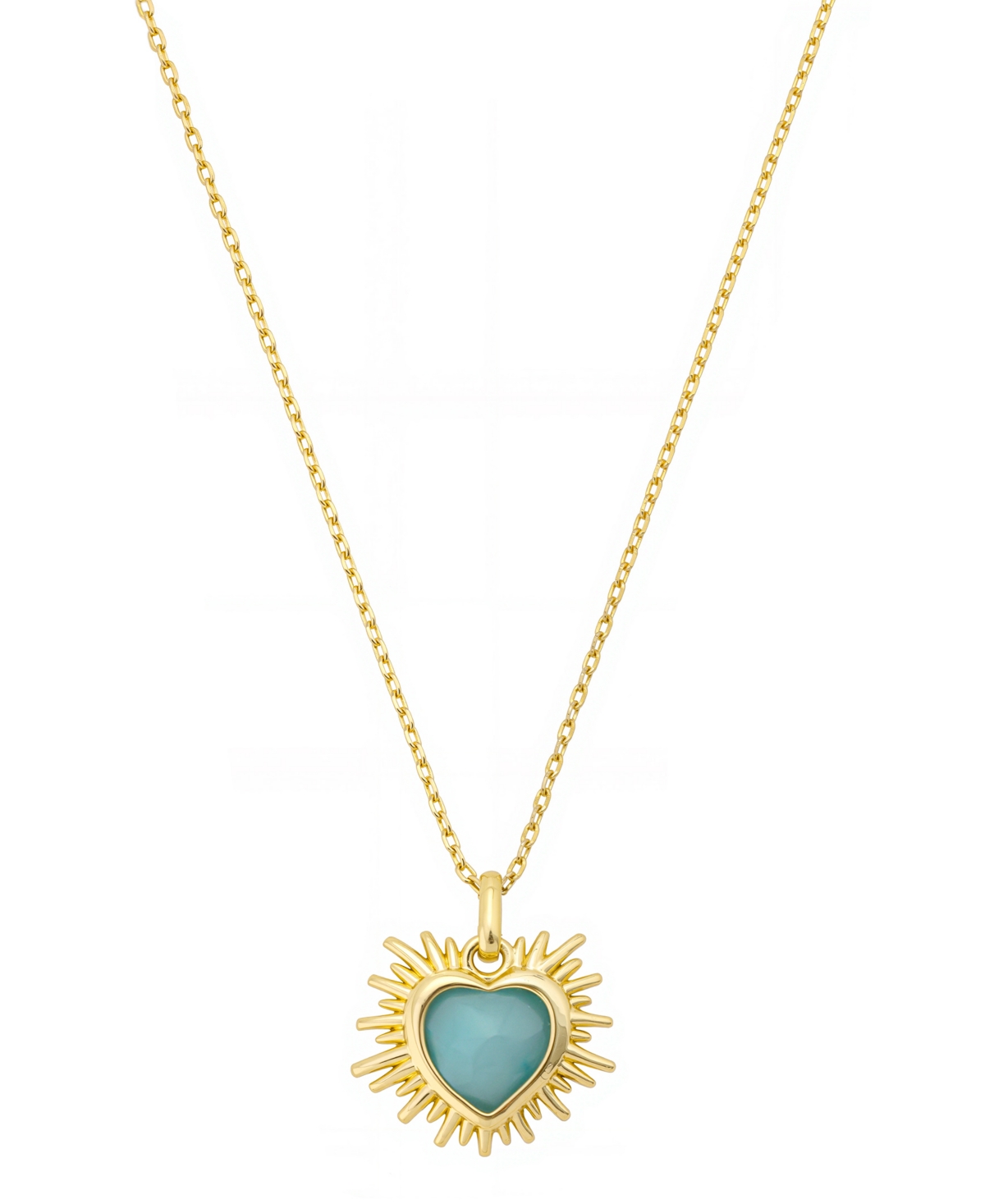 Click here for Unwritten Cubic Zirconia And Amazonite Stone Heart... prices