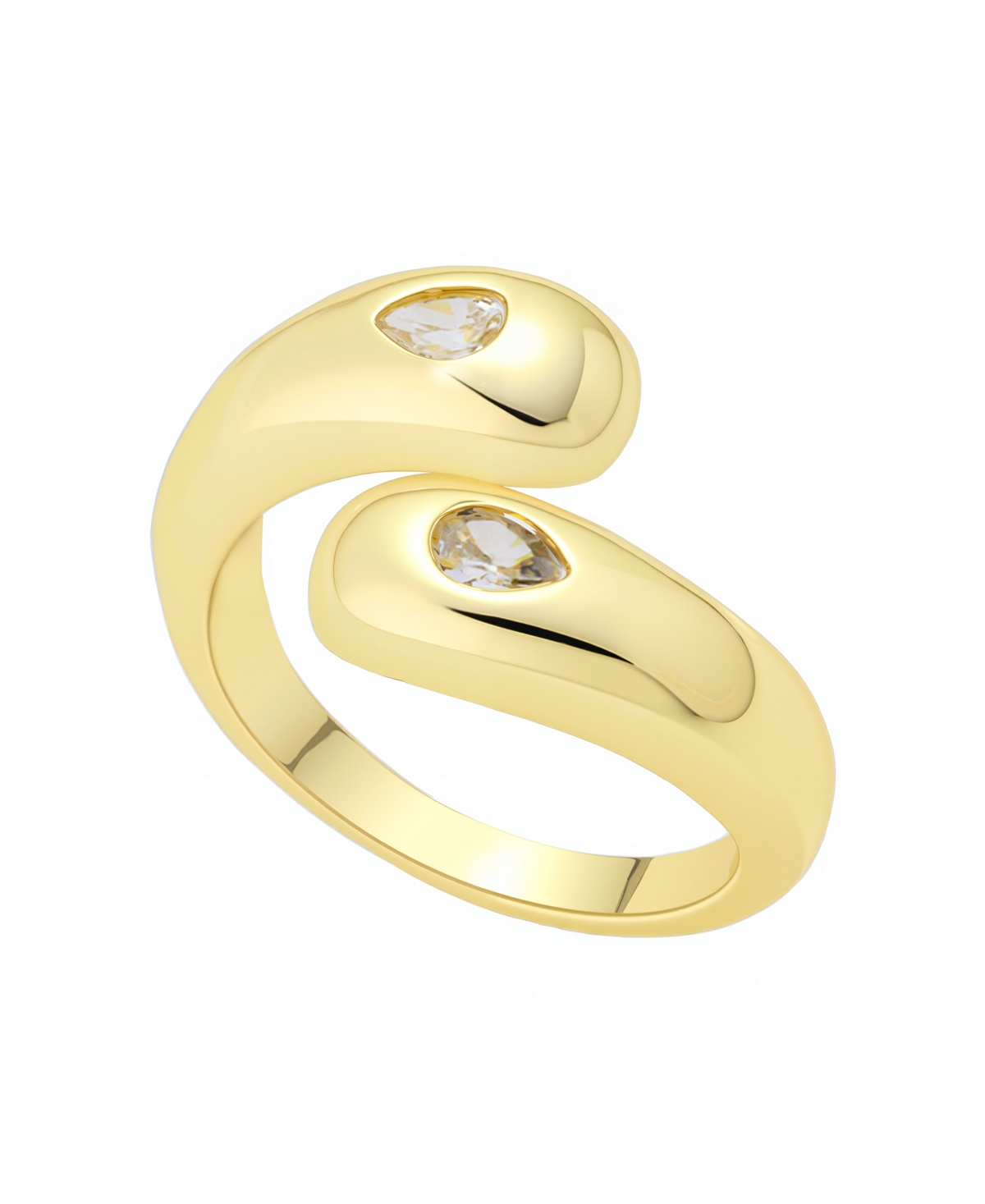 Click here for Unwritten Puffed Double Teardrop Cubic Zirconia By... prices