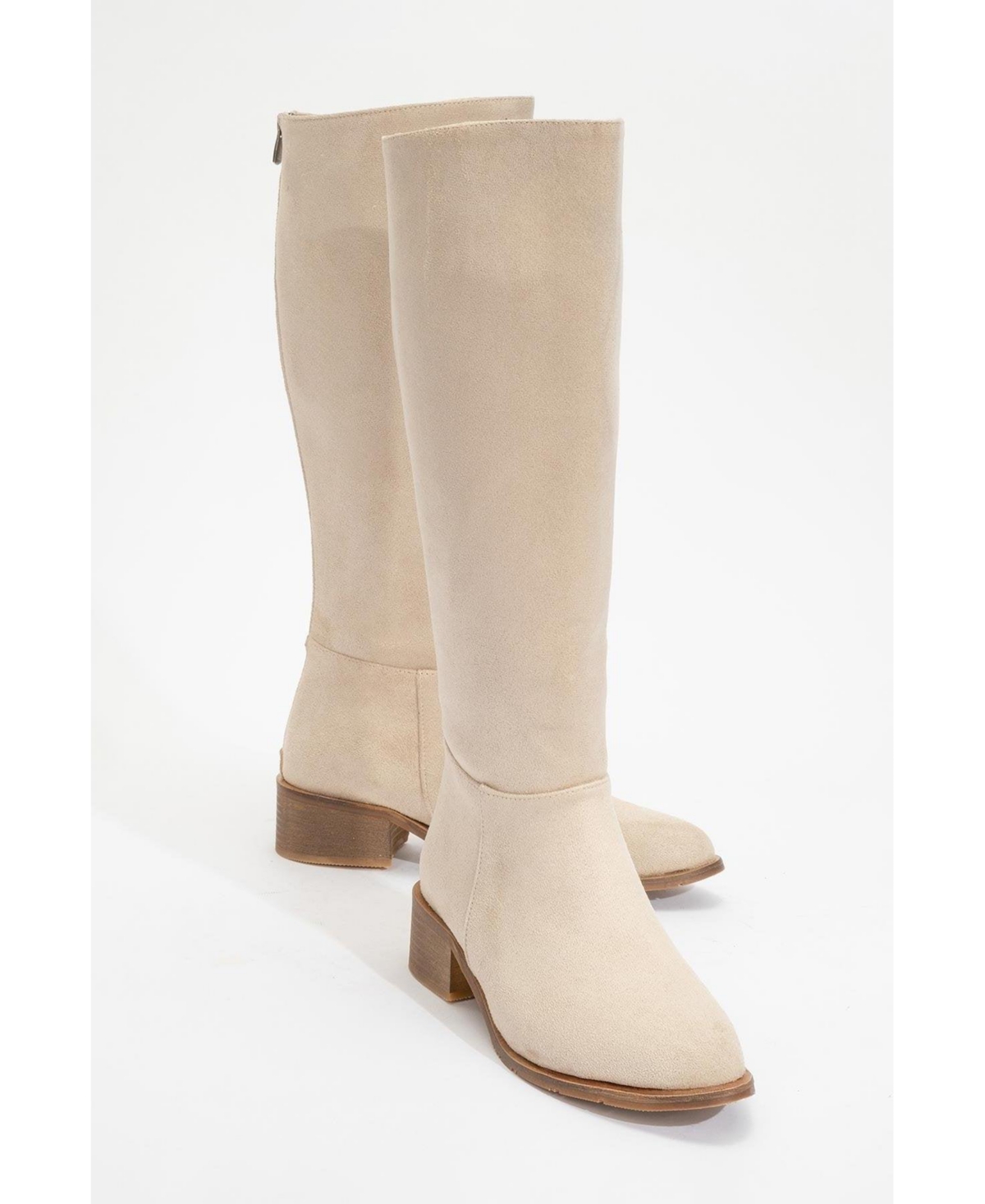 Click here for Prologue Shoes Svetlo Back Zip Knee High Boot (Wom... prices