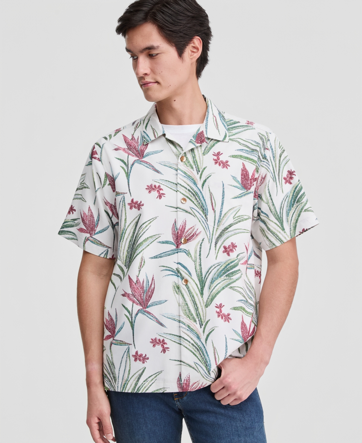 Click here for Tommy Bahama Mens Coastal Ease Mariscala Short-Sle... prices