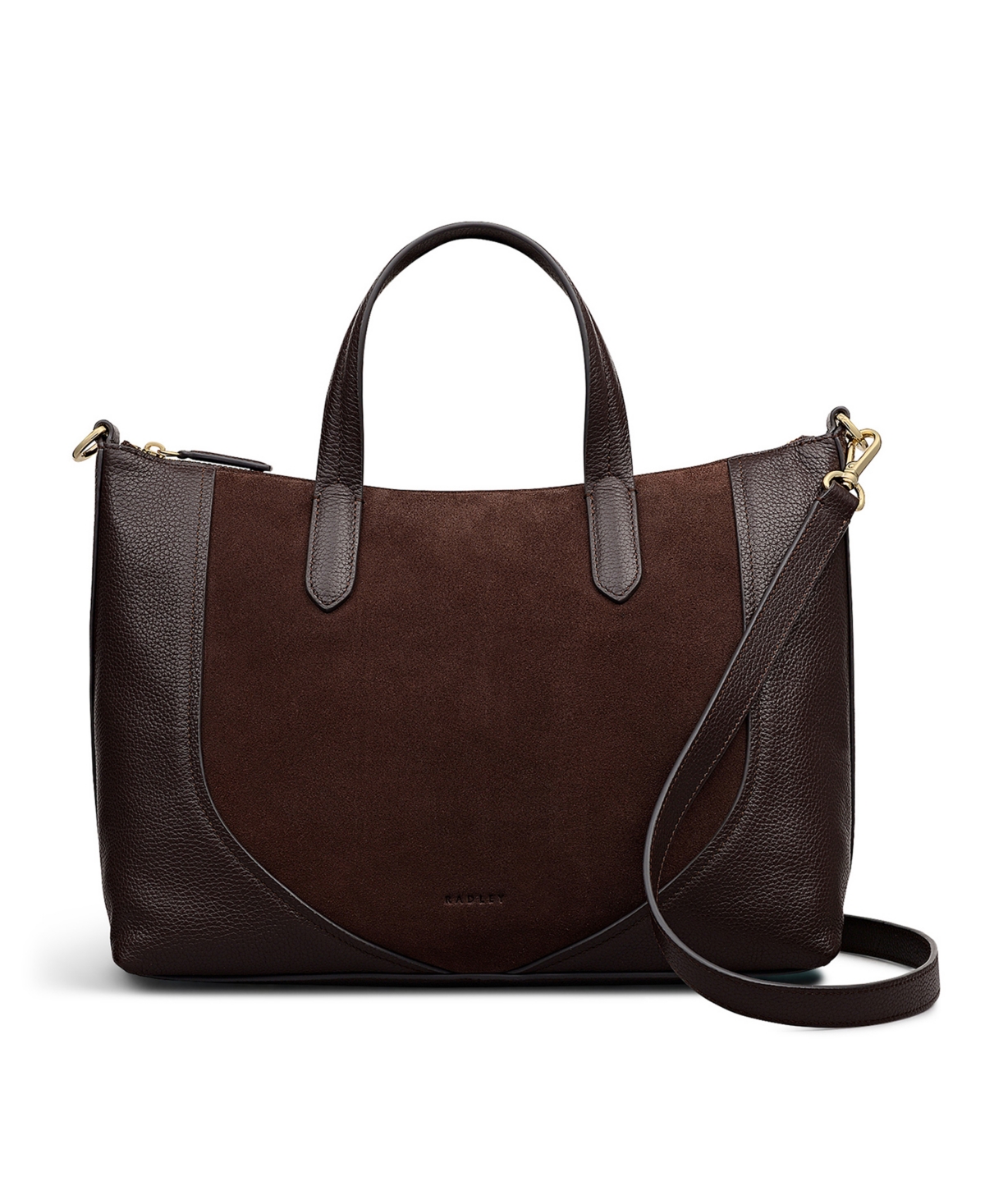 Click here for Radley London Wood Park - Suede Small Zip Top Grab... prices