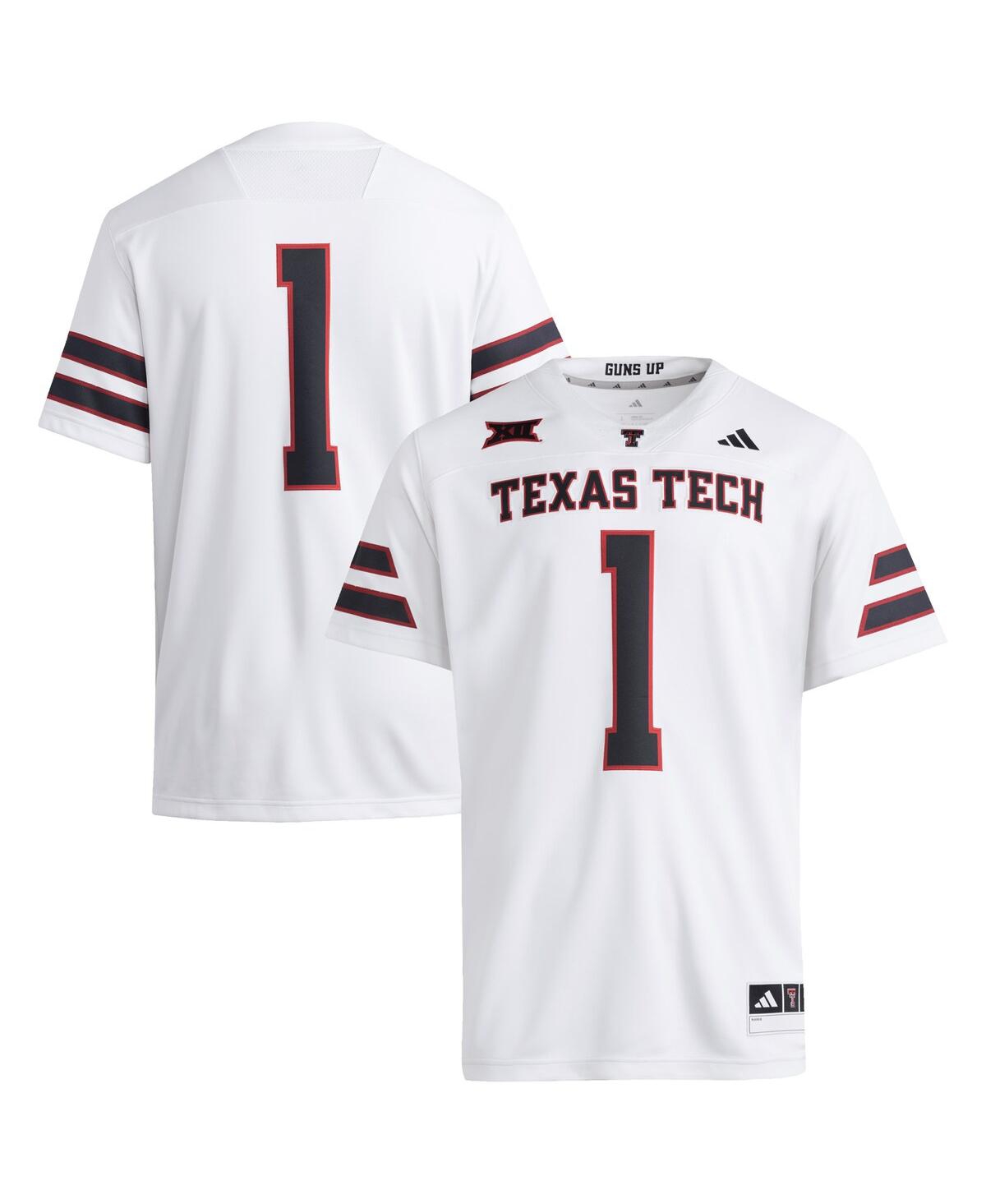 Click here for Adidas Mens 1 White Texas Tech Red Raiders Premier... prices