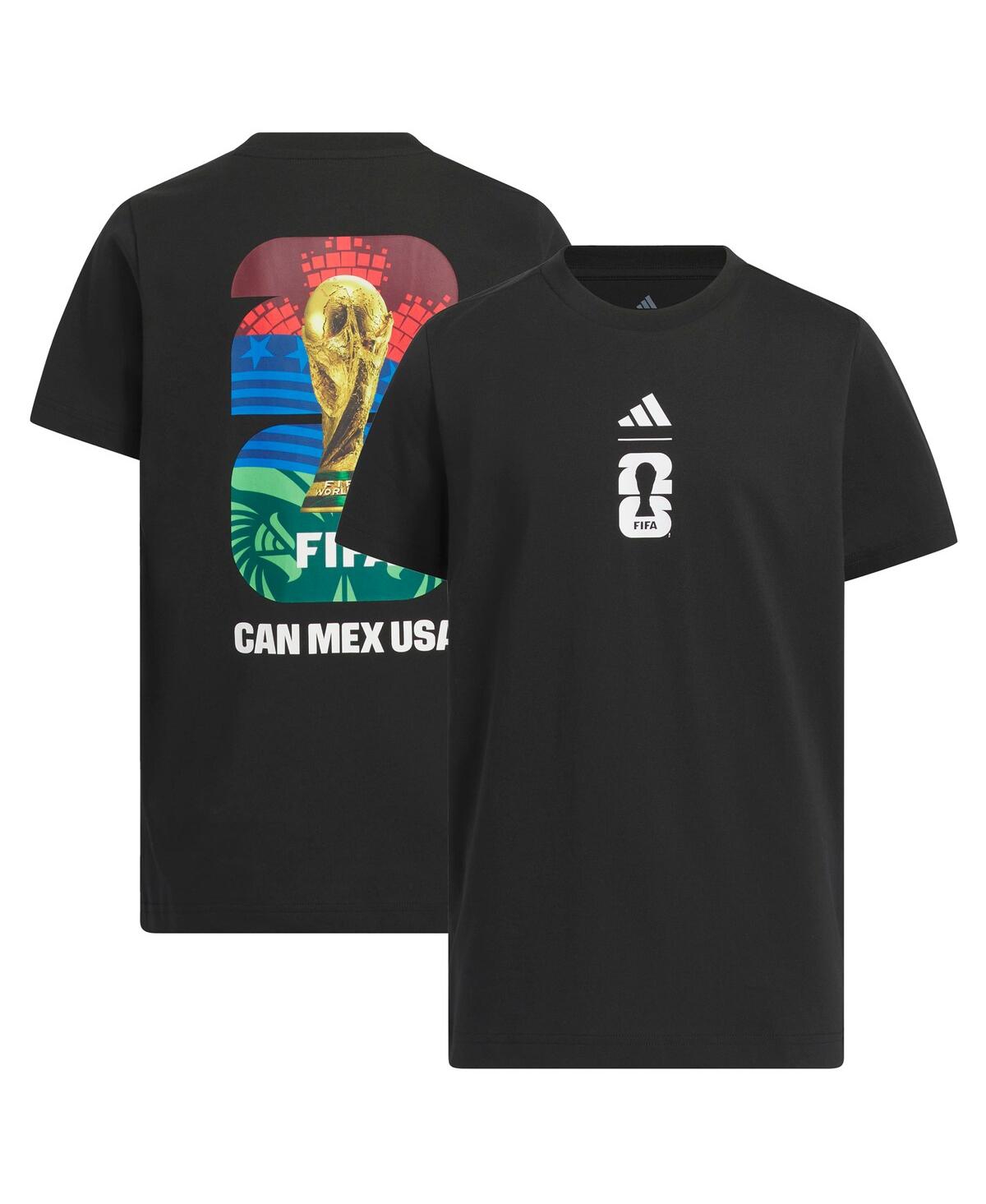 Click here for Adidas Big Boys and Girls Black 2026 Fifa World Cu... prices