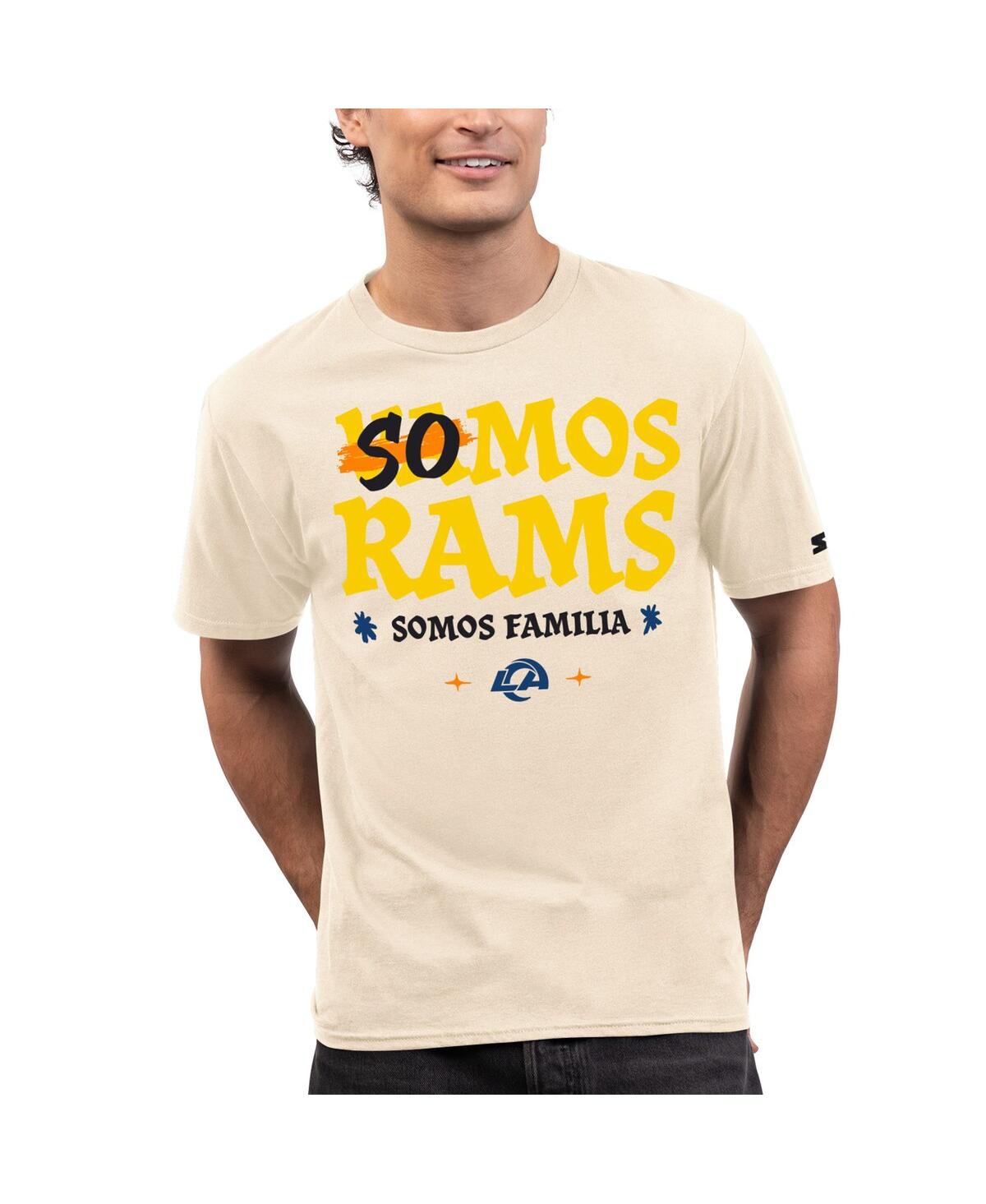Click here for Starter Mens Oatmeal Los Angeles Rams Somos T-Shir... prices