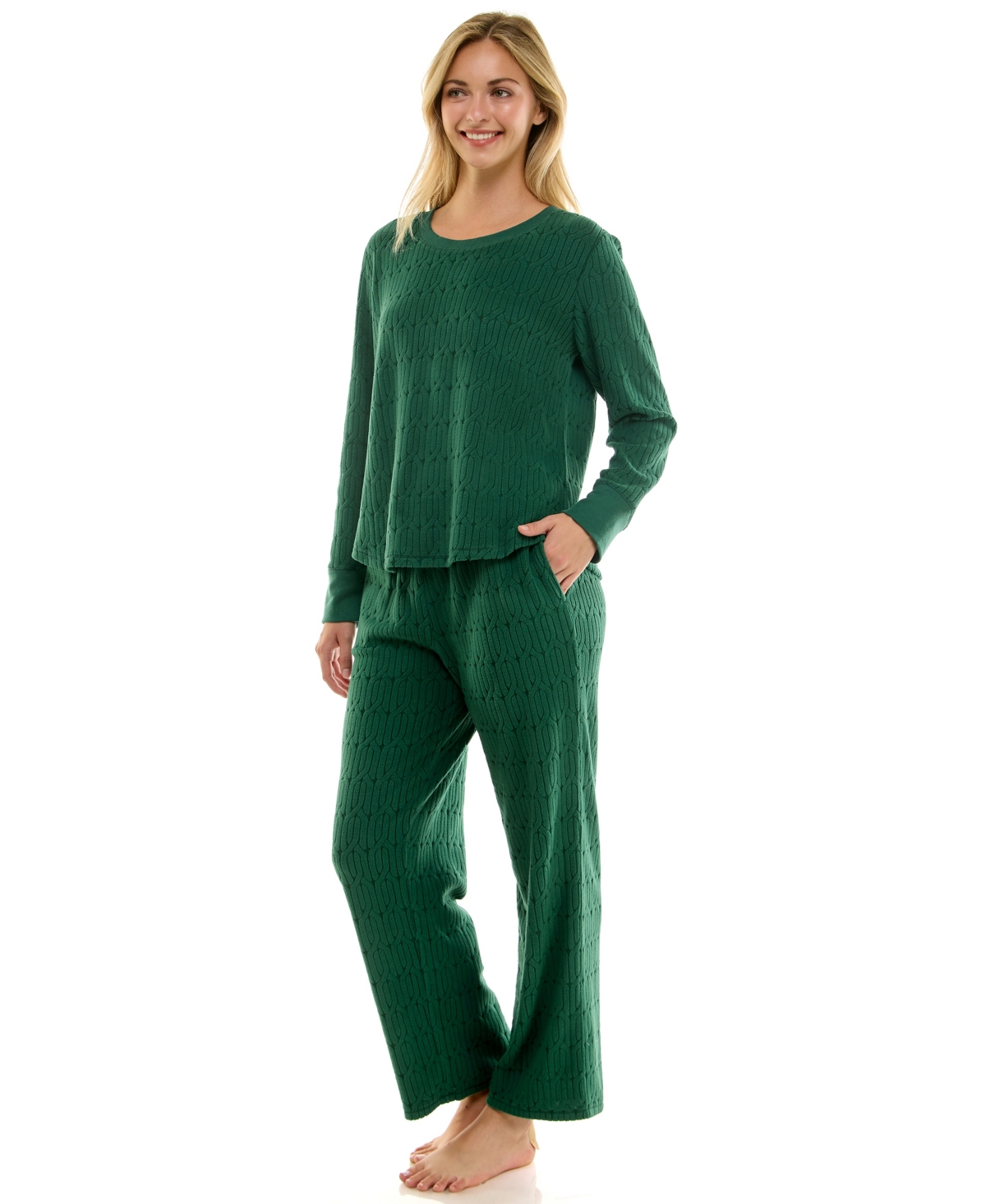 Click here for Roudelain Womens 2-Piece Long-Sleeve Crewneck Top... prices