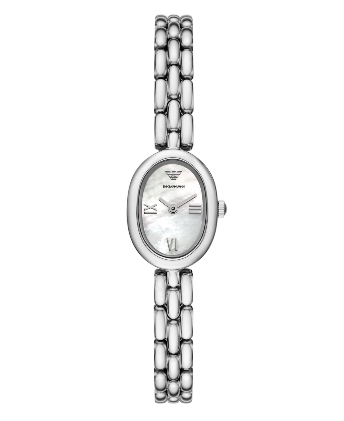 Click here for Emporio Armani Womens Two-Hand Stainless Steel Wat... prices