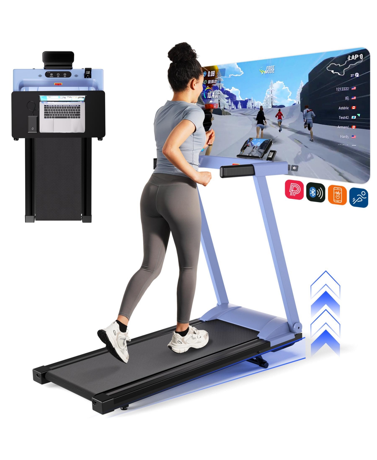 Click here for Deerrun Treadmill with 5 Incline  300lbs Capacity... prices