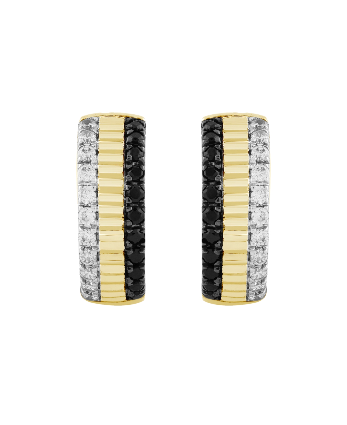 Click here for Macys Diamond Hoop Earrings (1/3 ct. t.w.) in 10K... prices