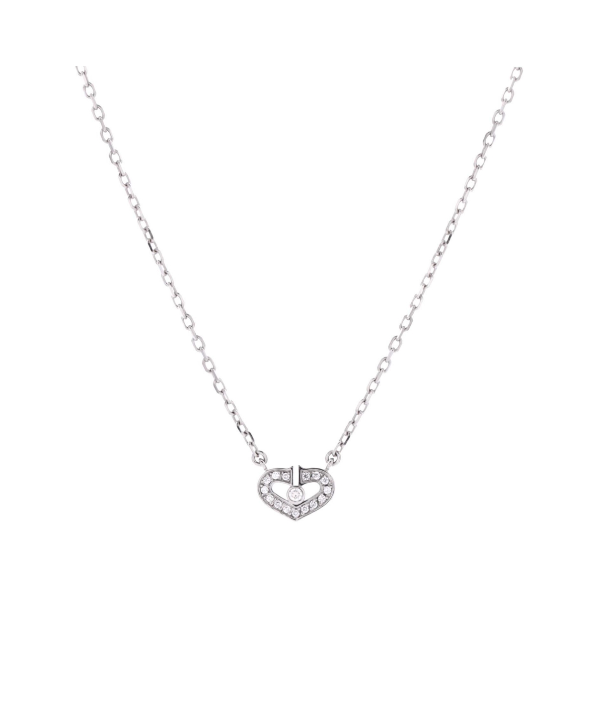 Click here for Pre-Owned Cartier C Heart de Cartier Pendant Neckl... prices