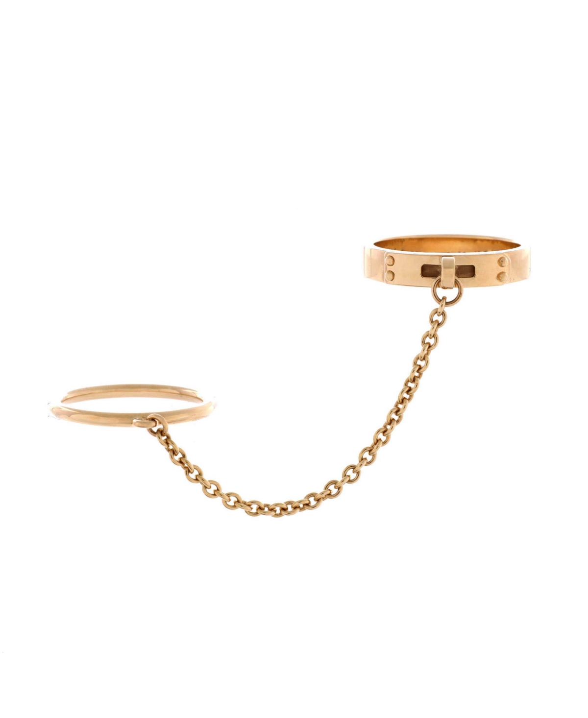 Click here for Pre-Owned Hermes Kelly Clochette Double Ring - 18k... prices