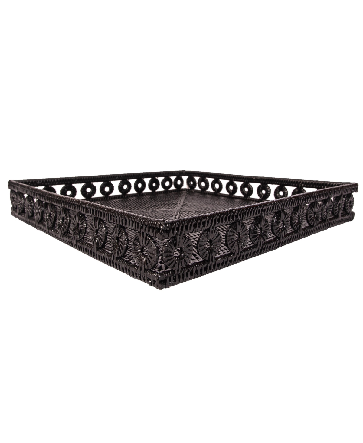 Click here for Artifacts Rattan Inna Design Square Tray 18"... prices