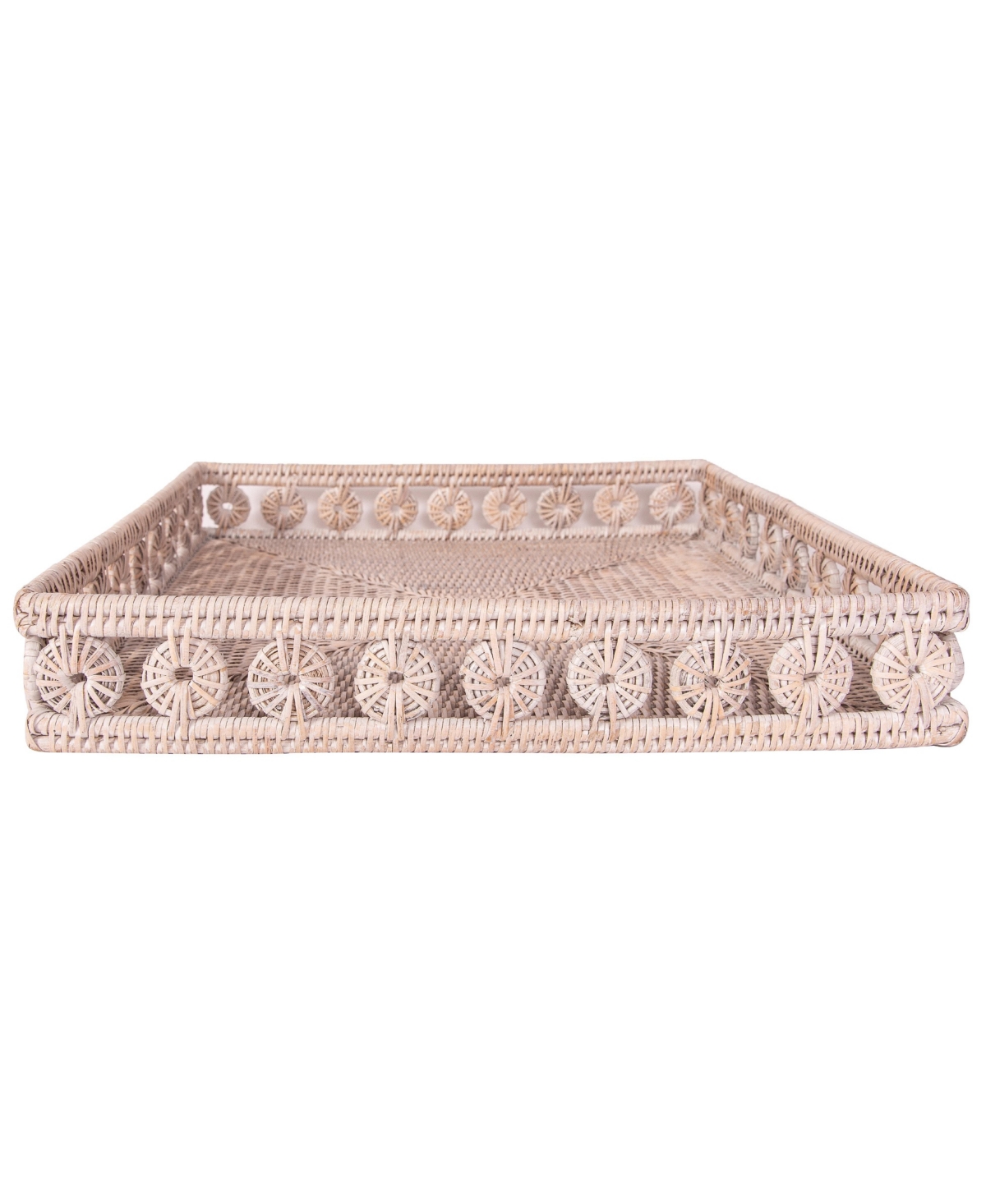 Click here for Artifacts Rattan Inna Design Square Tray 18"... prices