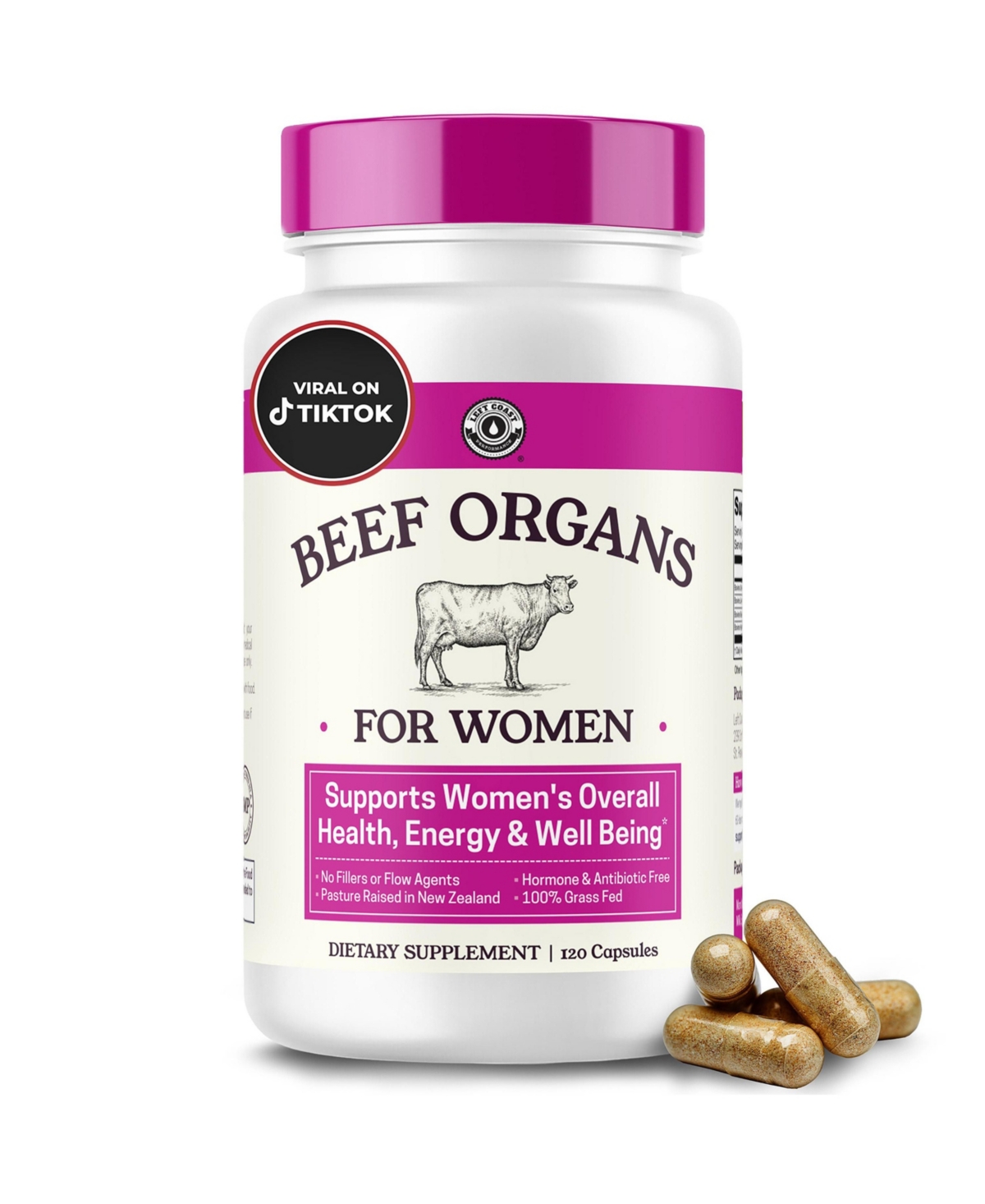 Click here for Beef Organs For Women  120ct prices