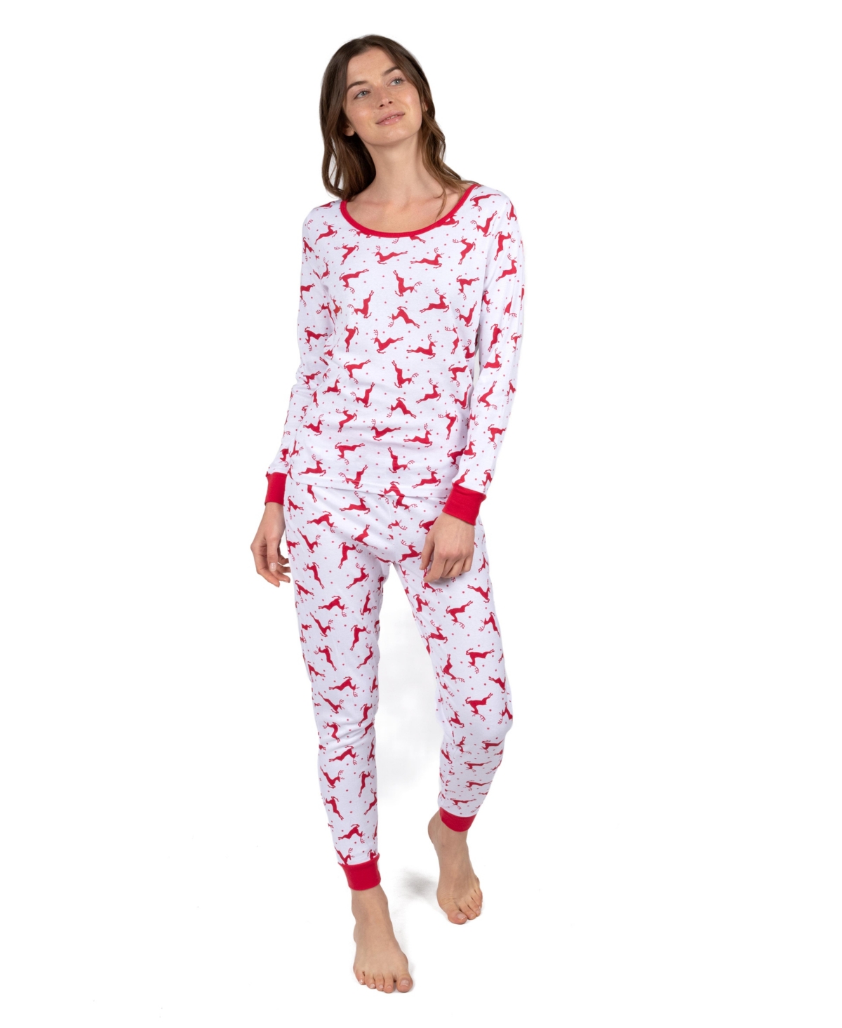 Click here for Leveret Womens Two Piece Cotton Holiday Pajamas -... prices