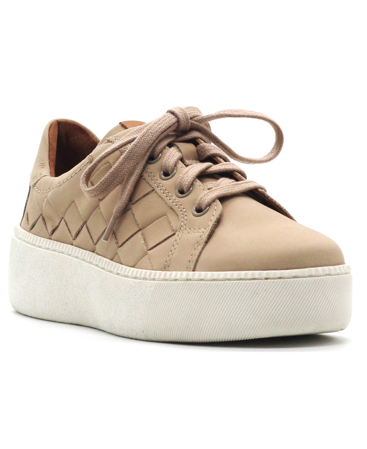 Click here for Gentle Souls Womens Kindy Woven Round Toe Sneakers... prices
