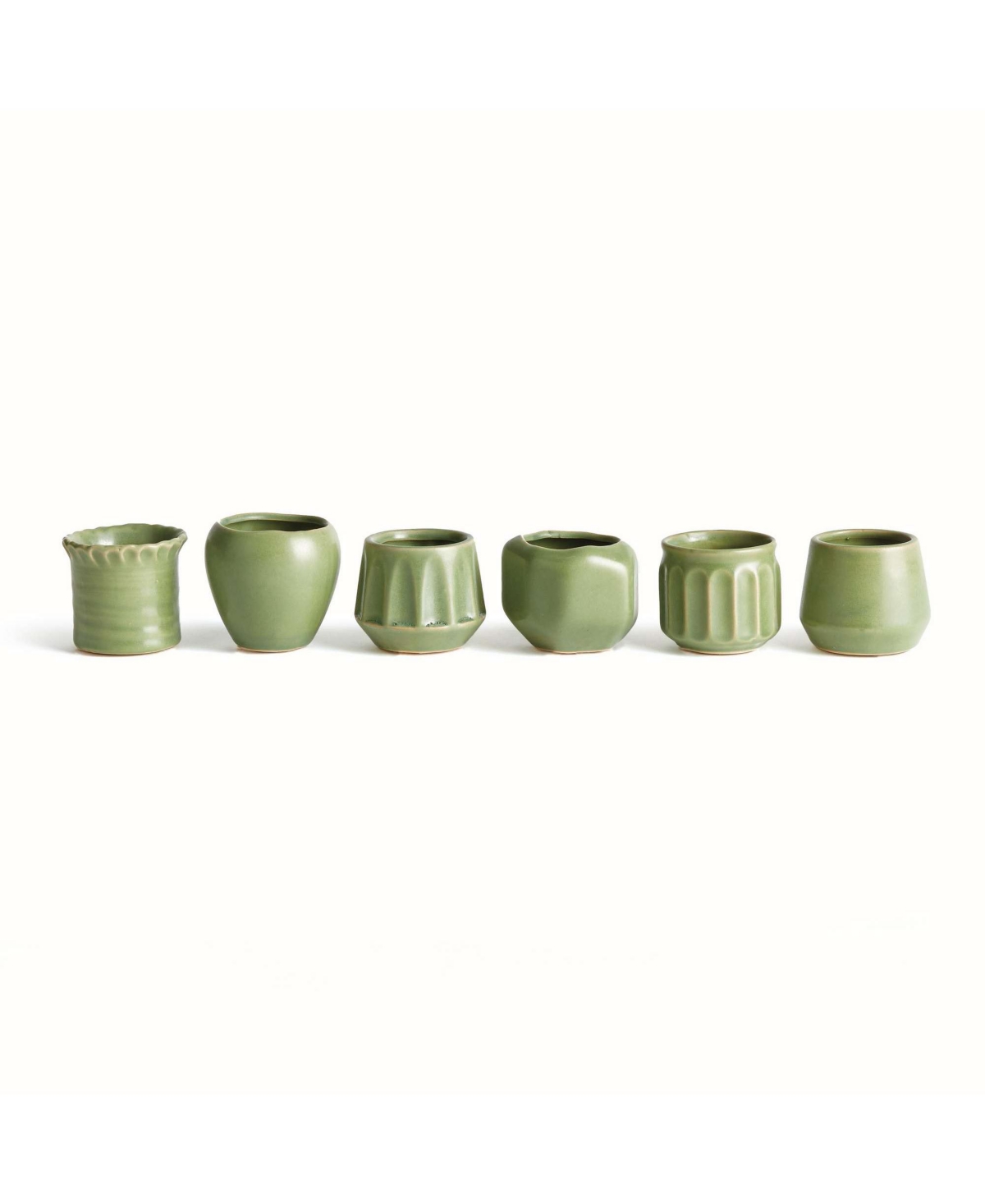 Click here for Napa Home & GardenDEZIE Mini Pots Set of 6 - Green prices