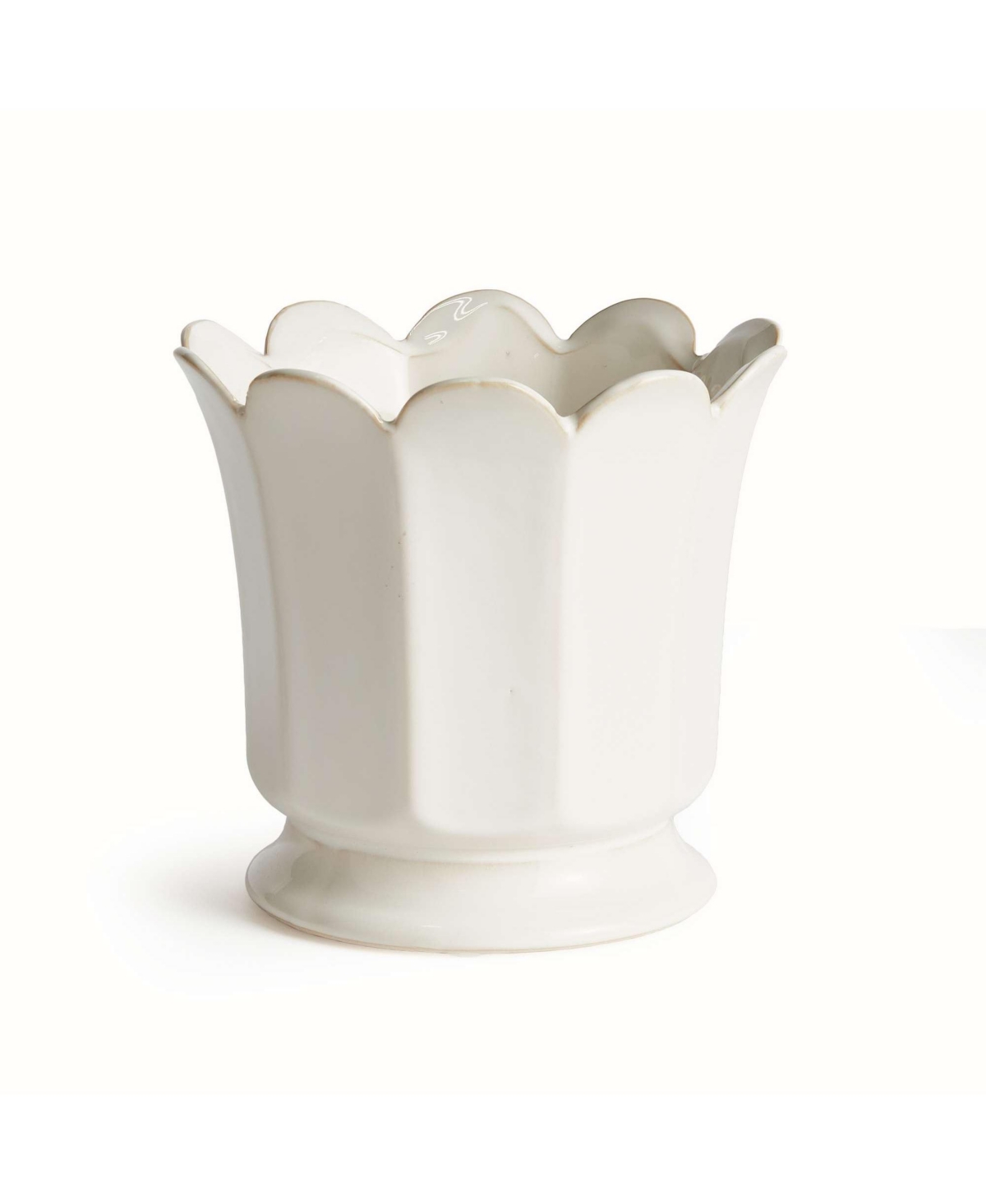 Click here for Maline Footed Pot Large - White prices