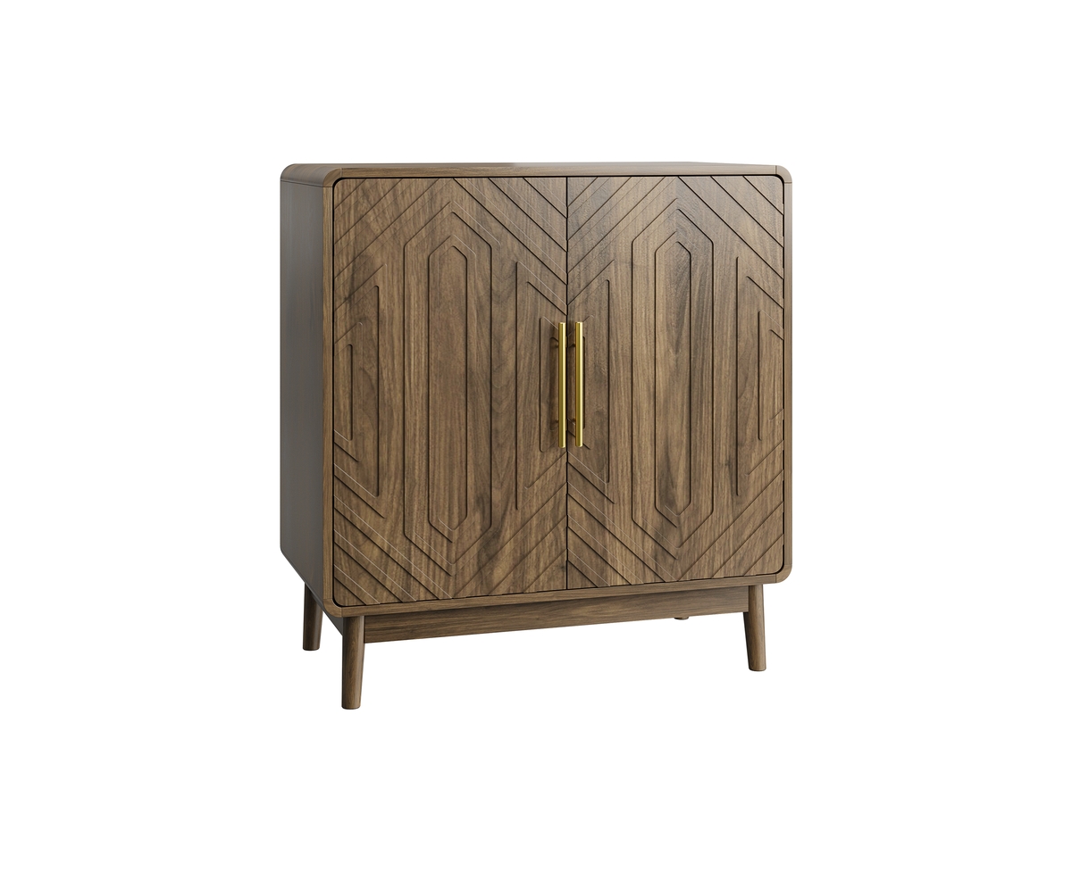 Click here for Casainc Storage Cabinet With Carved 2 Door Adjusta... prices