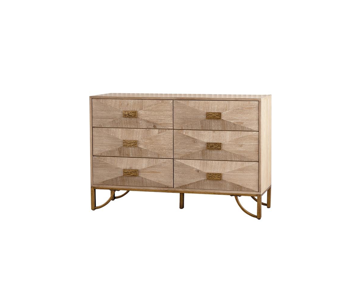 Click here for Casainc Storage Cabinet with 6 Drawers - Natural w... prices