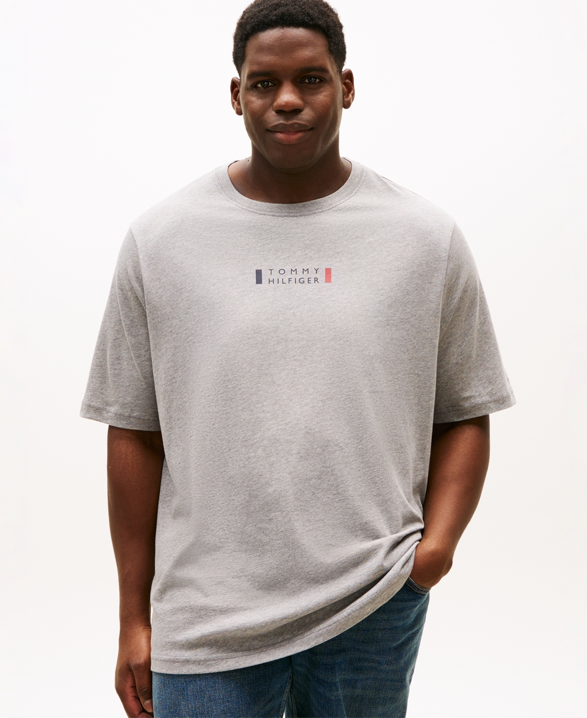 Click here for Tommy Hilfiger Mens Big & Tall Small Center Logo T... prices