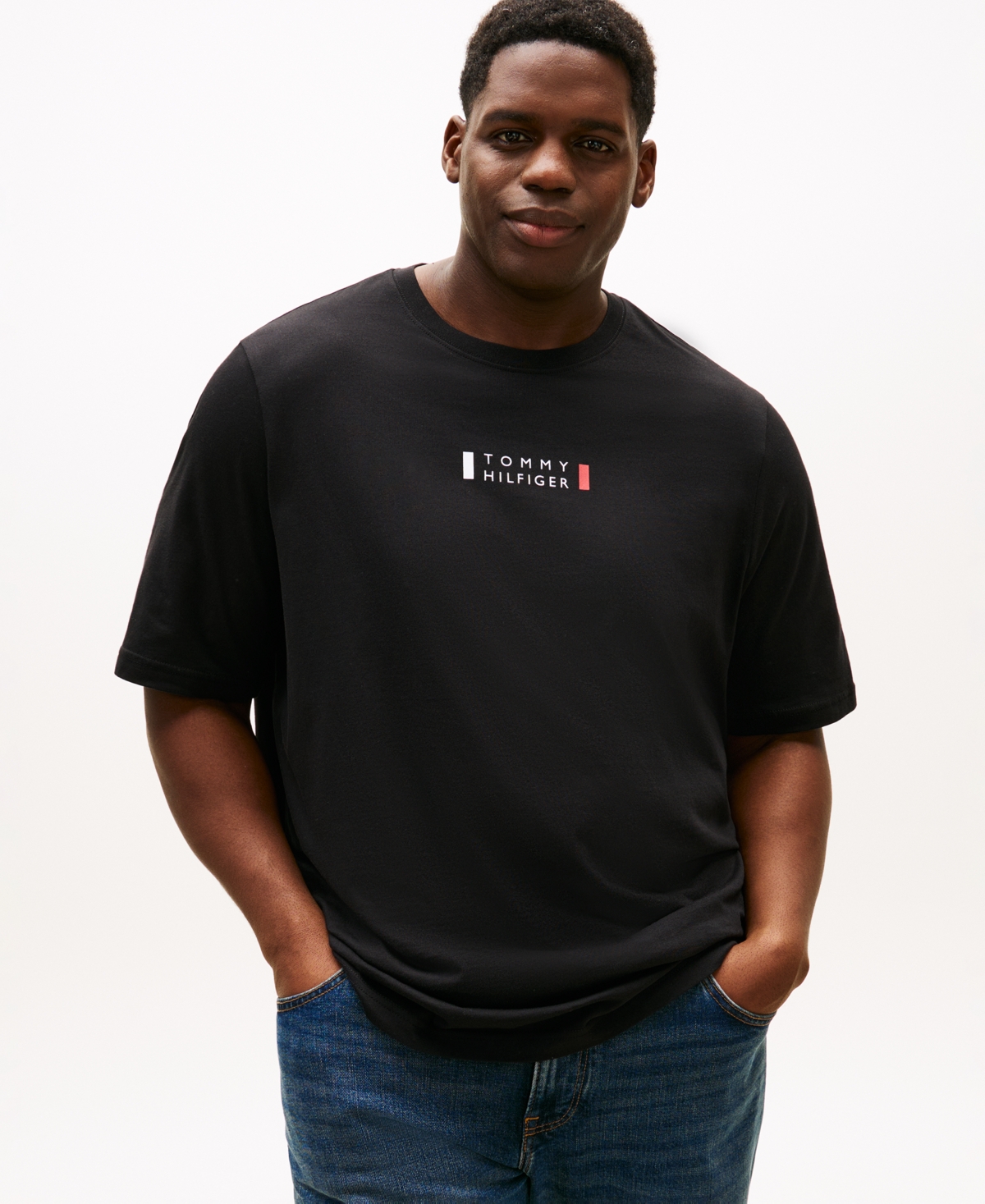 Click here for Tommy Hilfiger Mens Big & Tall Small Center Logo T... prices