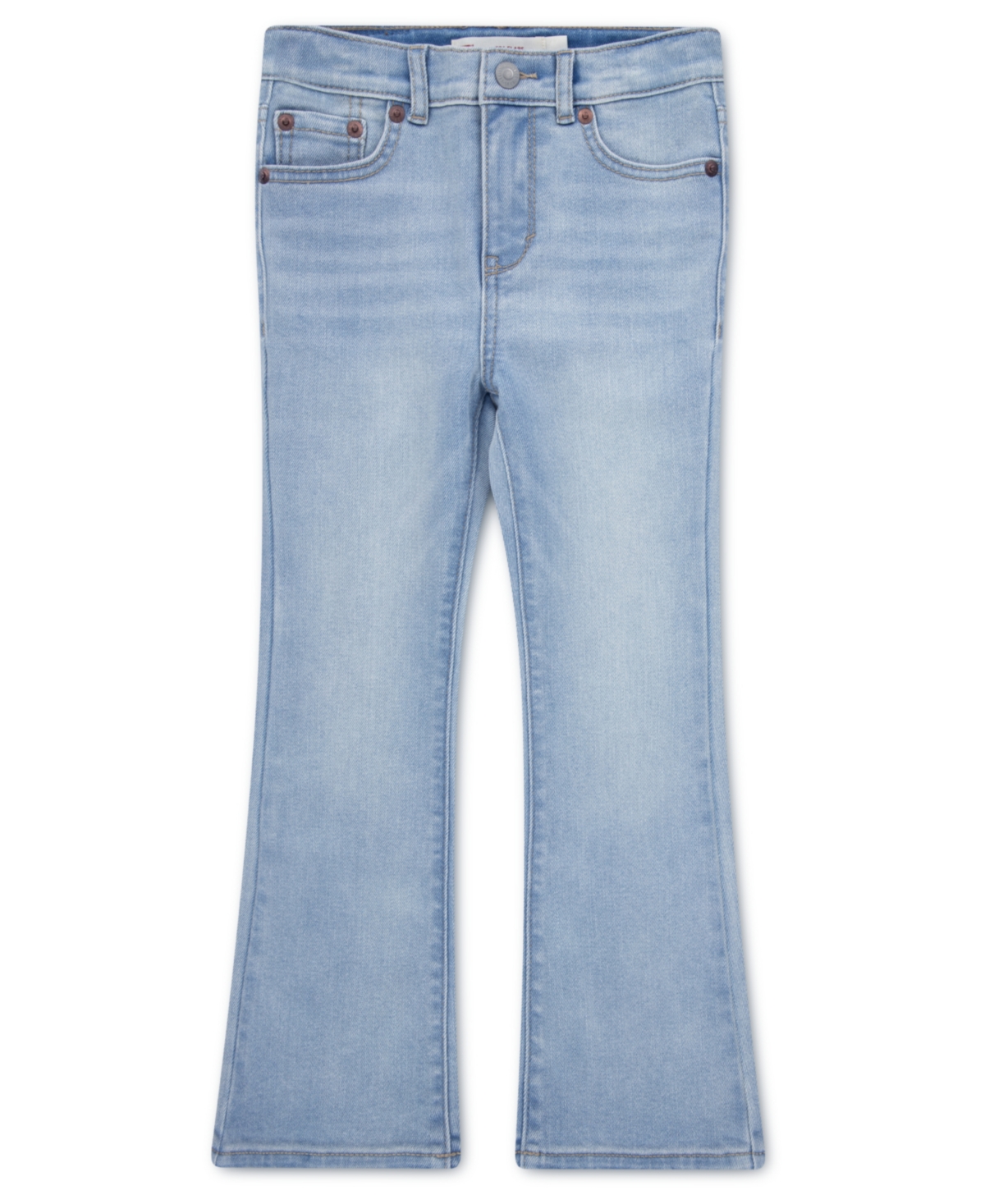 Click here for Levis Girls 2T-6X 726 High-Rise Flare Jeans - Lt/p... prices