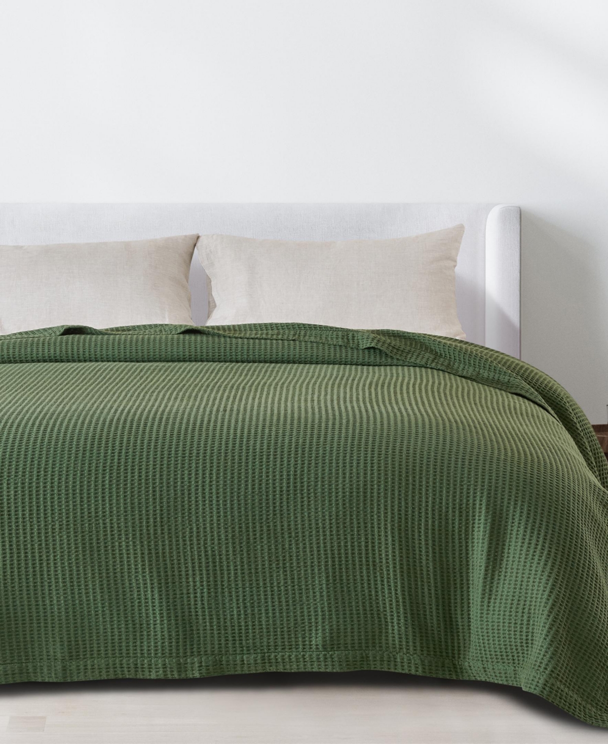 Click here for Linery & Co. Waffle Weave Textured Cotton Blanket... prices