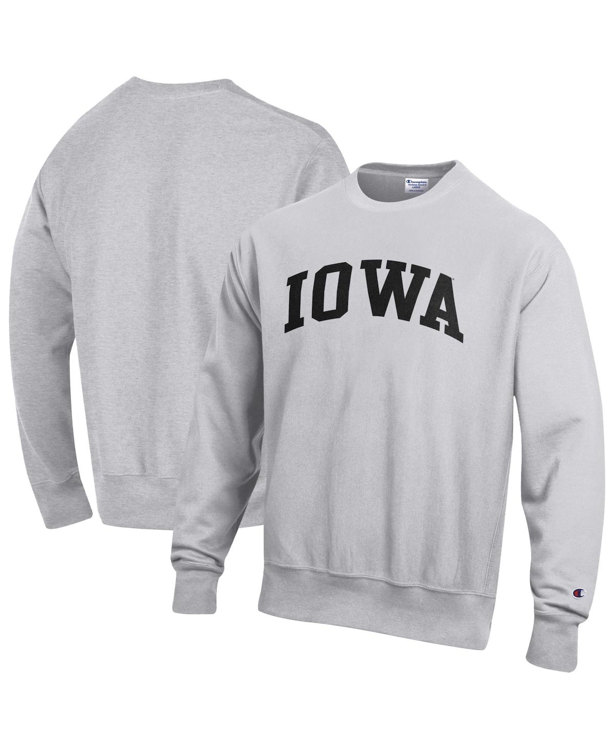 Click here for Champion Mens Gray Iowa Hawkeyes Reverse Weave Fle... prices