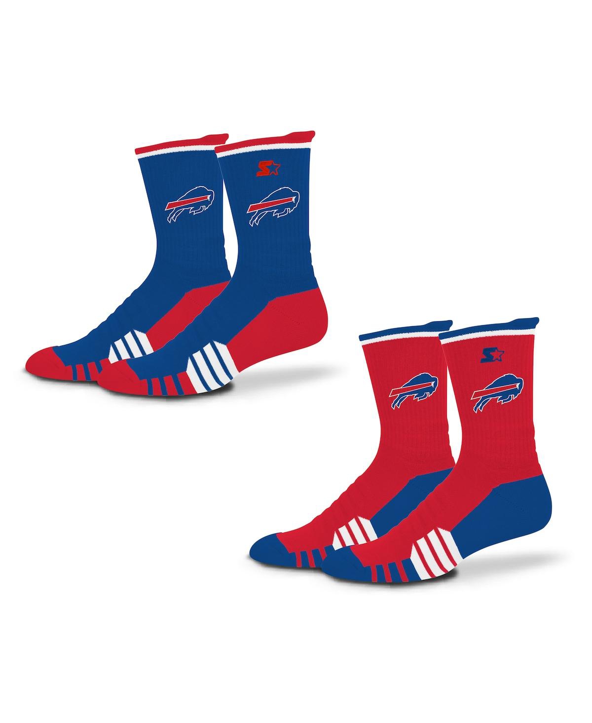 Click here for Starter Mens and Womens 2-Pack Royal/Red Buffalo B... prices