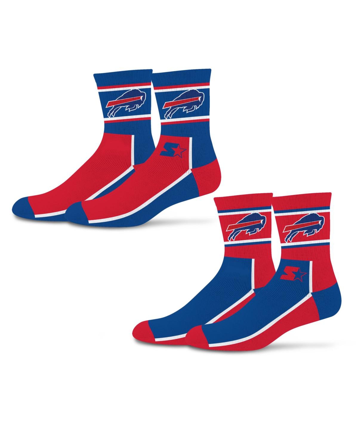Click here for Starter Mens and Womens 2-Pack Royal/Red Buffalo B... prices