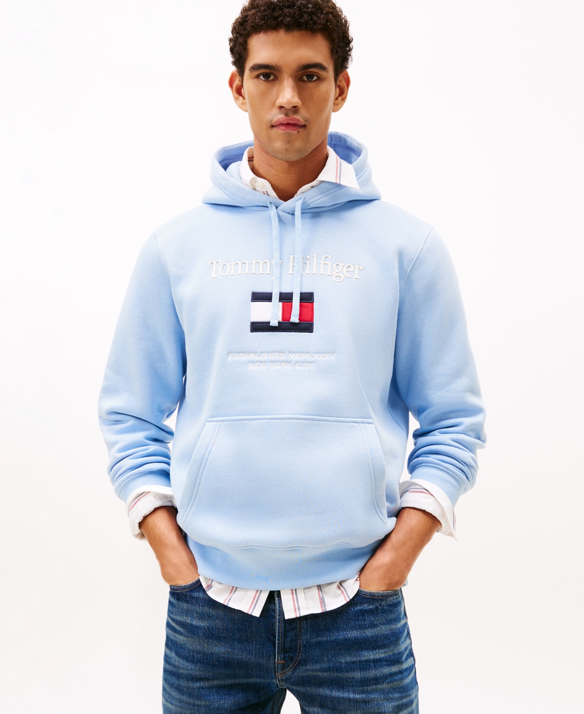 Click here for Tommy Hilfiger Mens Embroidered Flag Hoodie - Well... prices