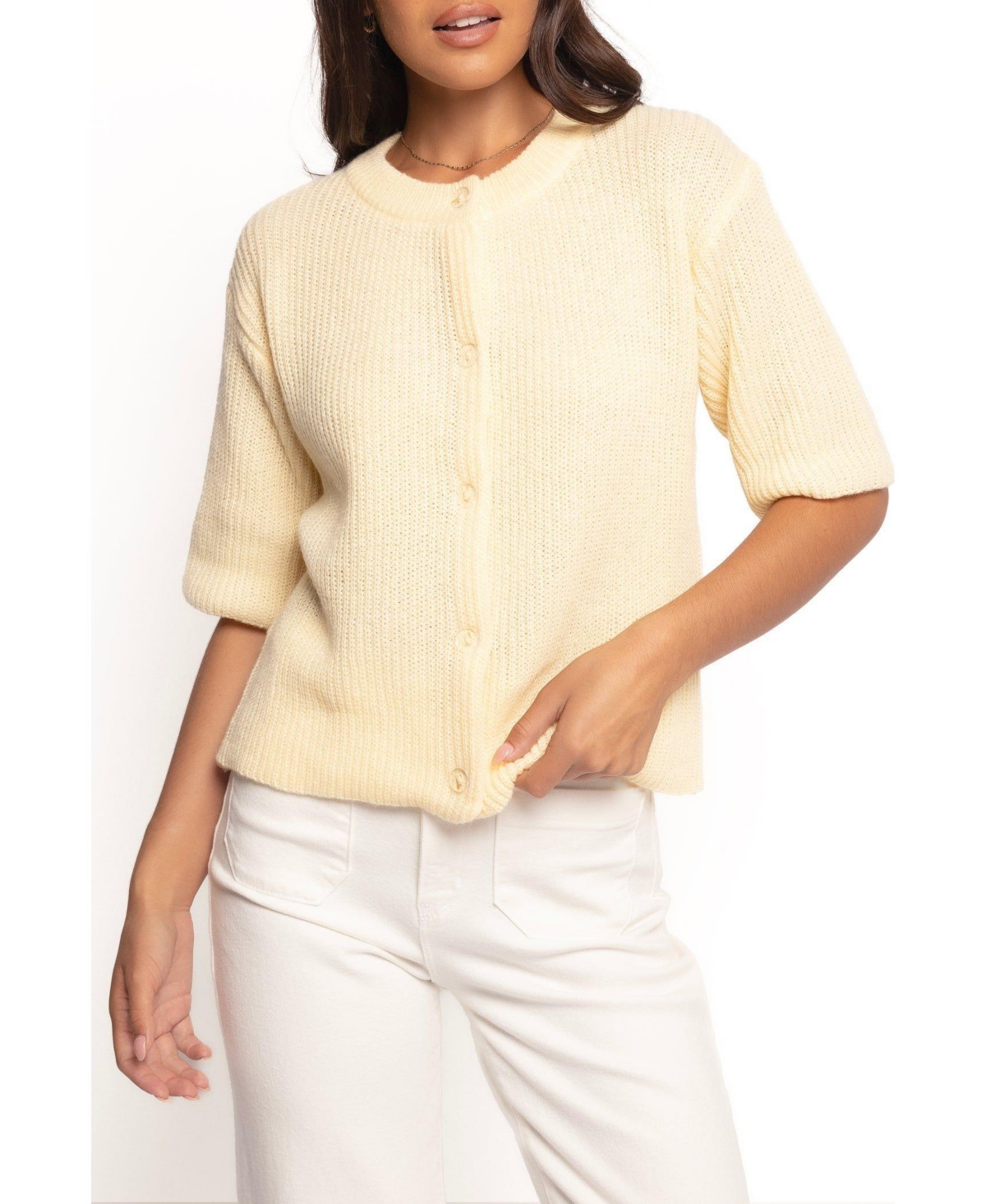 Click here for Petal and Pup Womens Miriam Short Sleeve Knit Top... prices