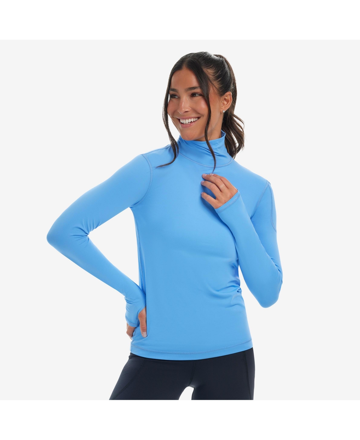 Click here for BloqUV Womens Upf 50+ Sun Protective Turtleneck -... prices