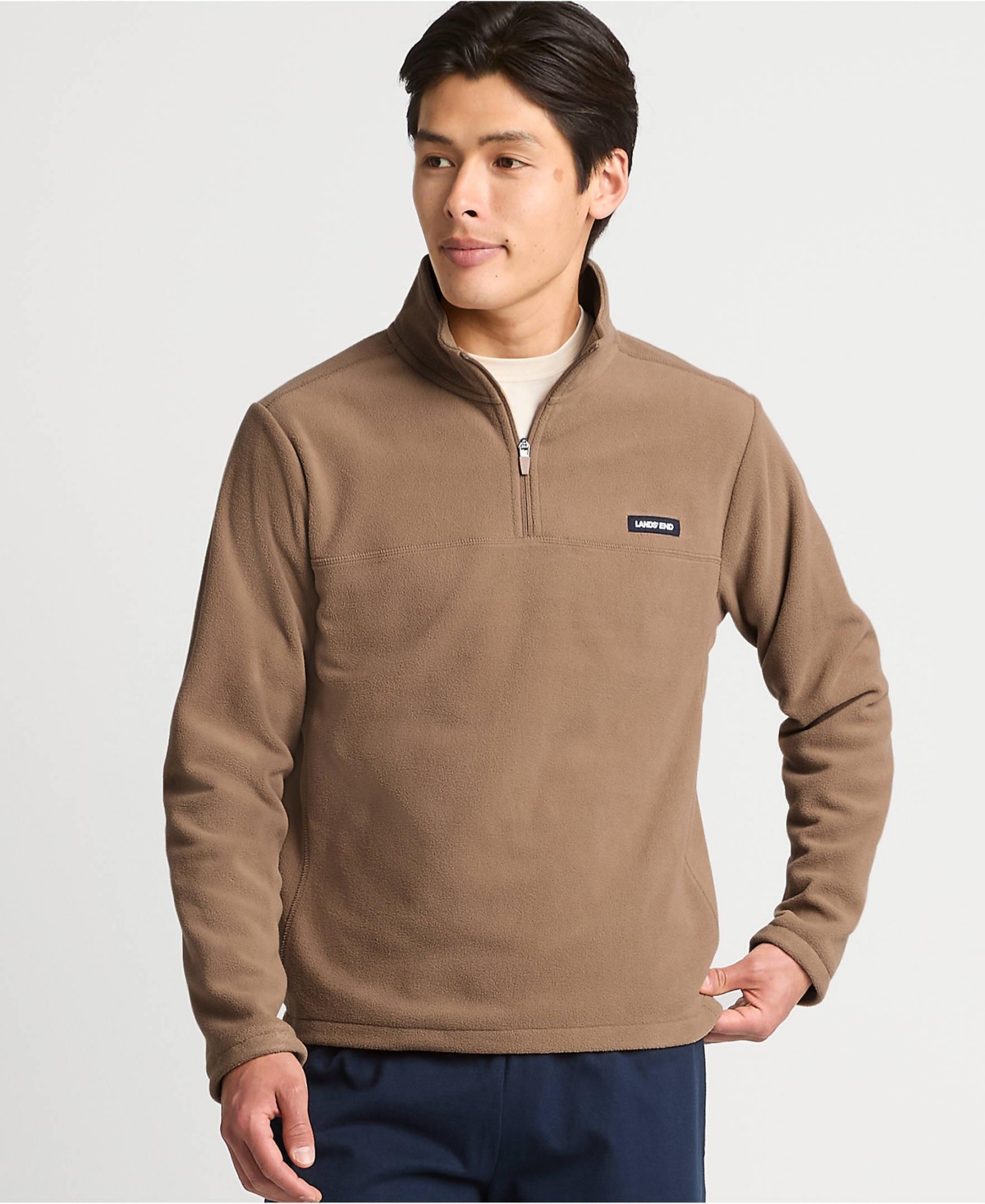 Click here for Lands End Big & Tall Anyweather Fleece Quarter Zip... prices