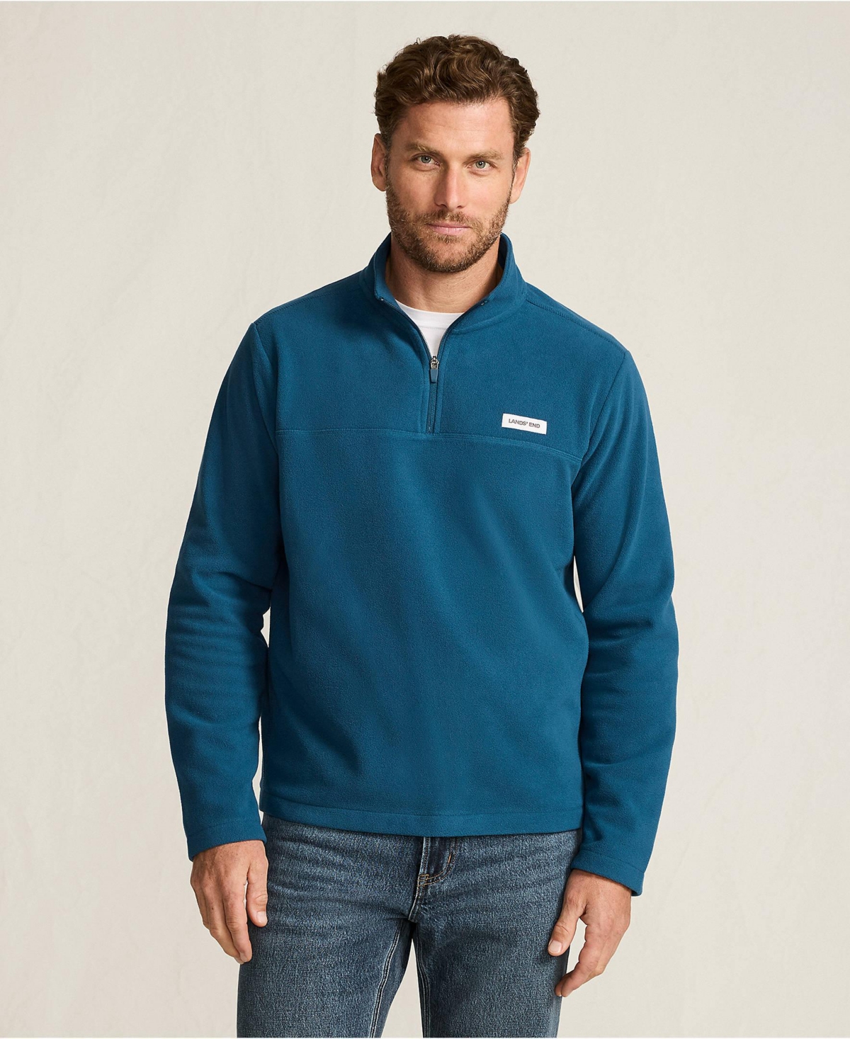 Click here for Lands End Big & Tall Anyweather Fleece Quarter Zip... prices