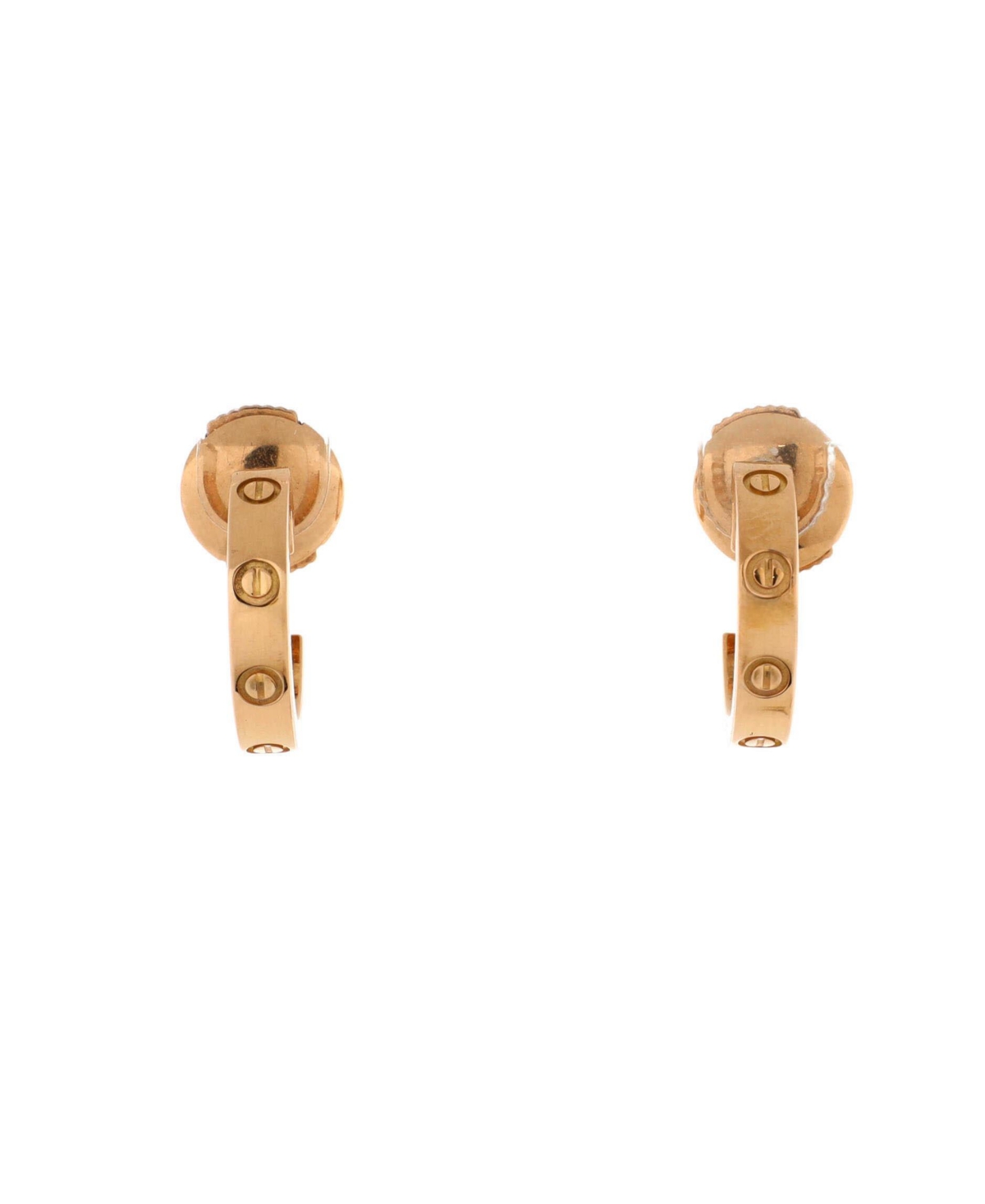 Click here for Pre-Owned Cartier Love Hoop Earrings - 18k yellow... prices
