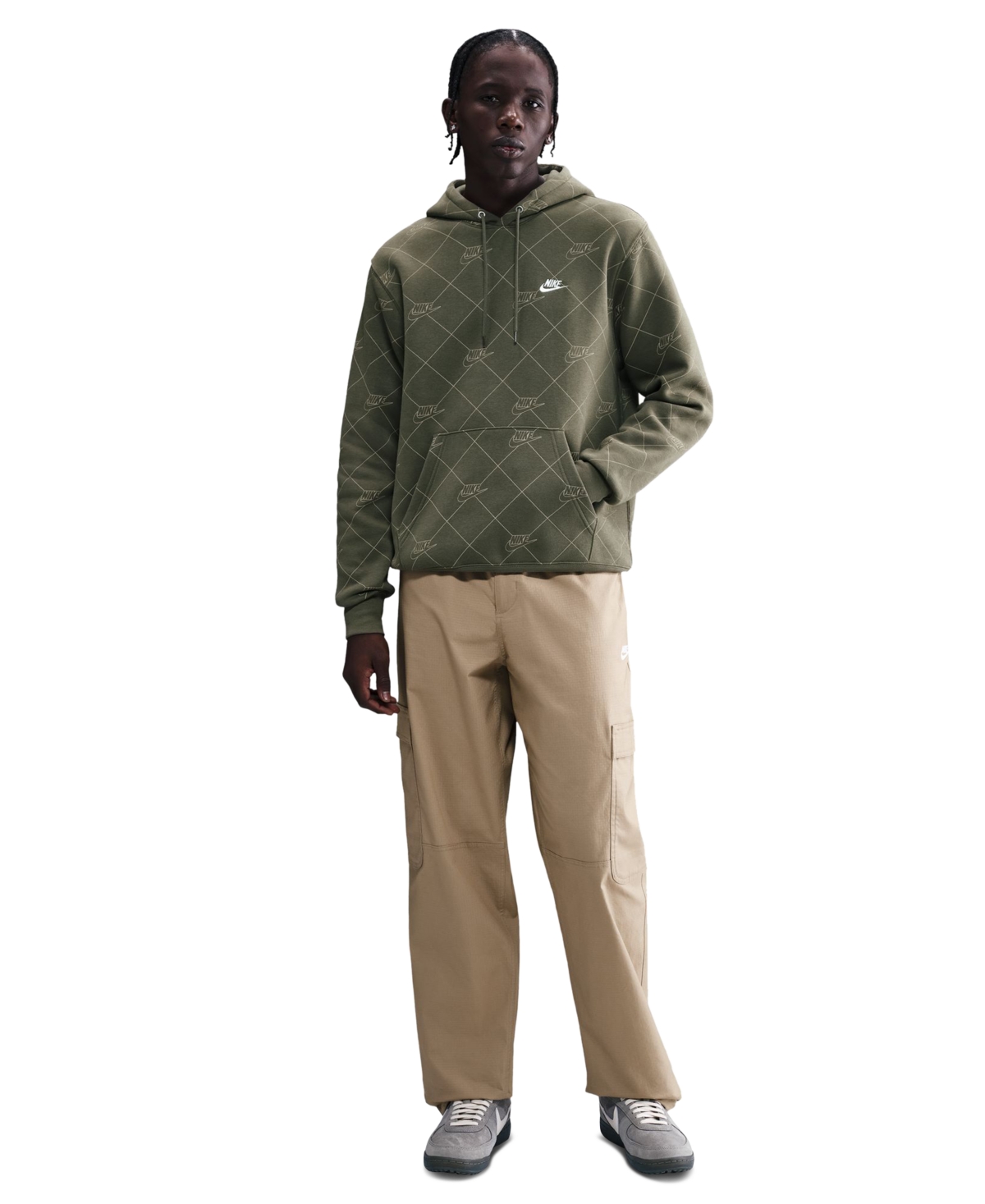 Click here for Nike Mens Sportswear Club Fleece Pullover Printed... prices