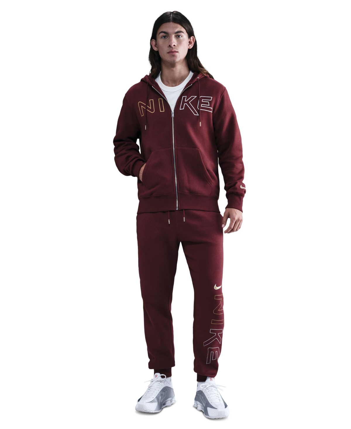Click here for Nike Mens Sportswear Club Full-Zip Hoodie - Dark T... prices