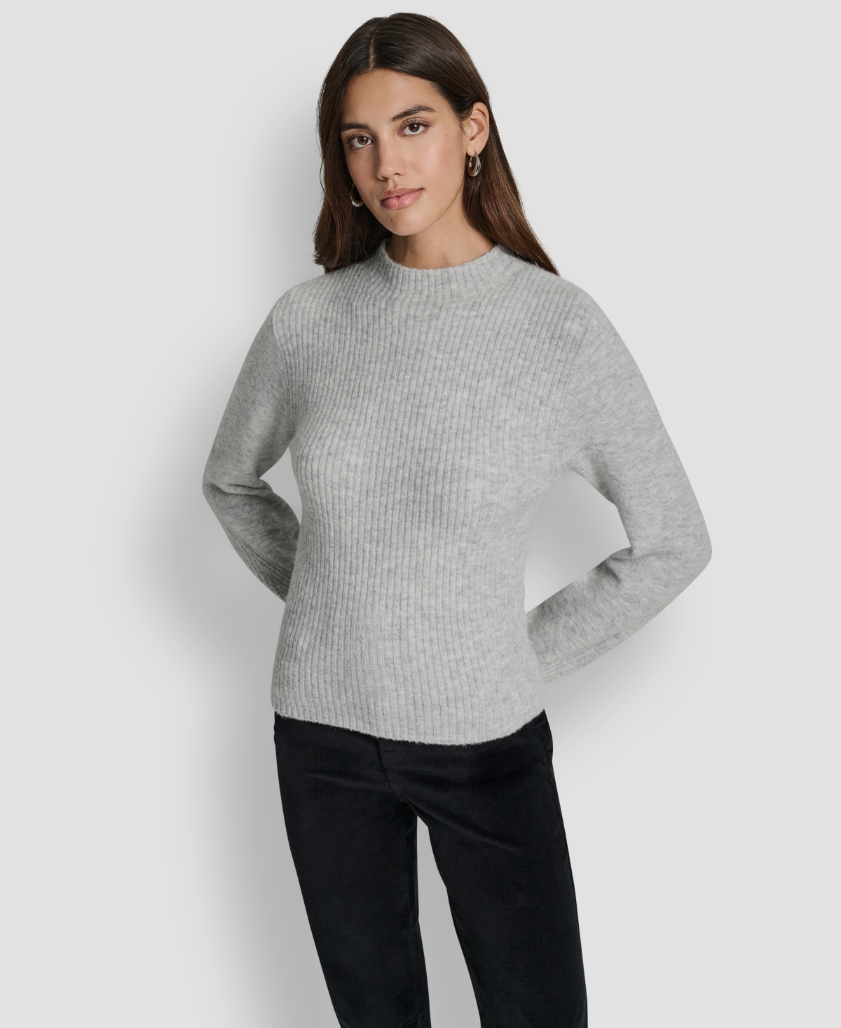 Click here for Dkny Jeans Womens Crewneck Blouson Sleeves Sweater... prices