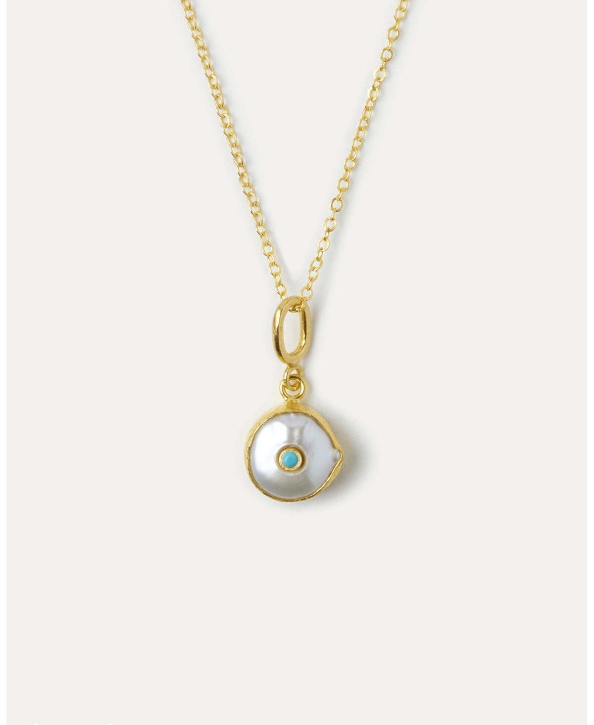 Click here for Ottoman Hands Amalfi Pearl Pendant Necklace - Gold prices