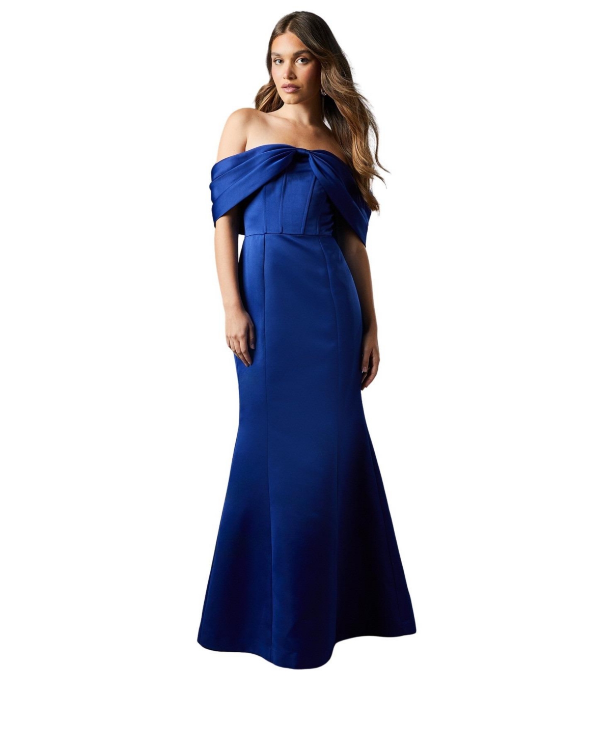 Click here for Coast Womens Fishtail Maxi Occasion Dress - Blue prices
