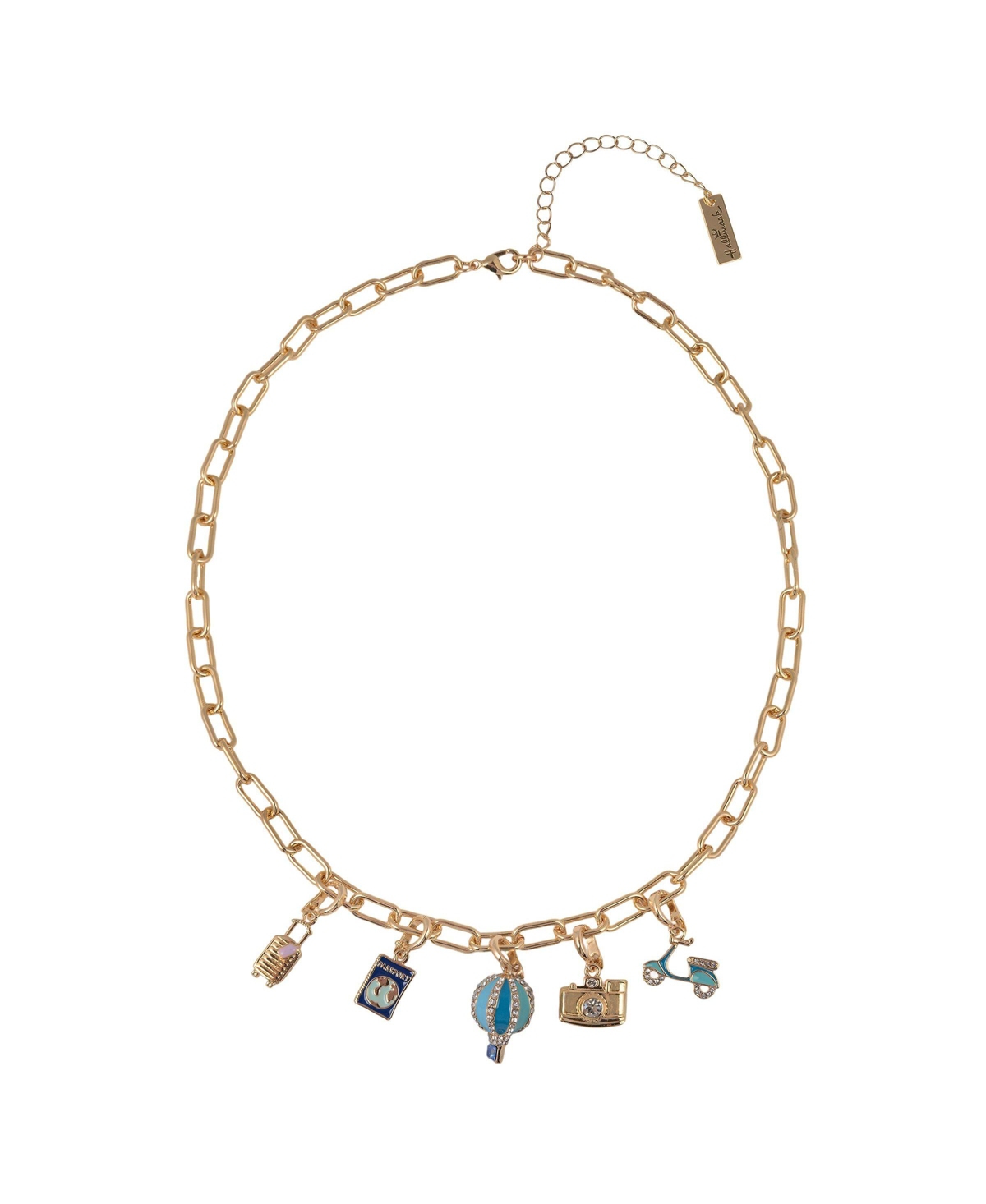Click here for Hallmark Travel Charm Necklace - Gold prices