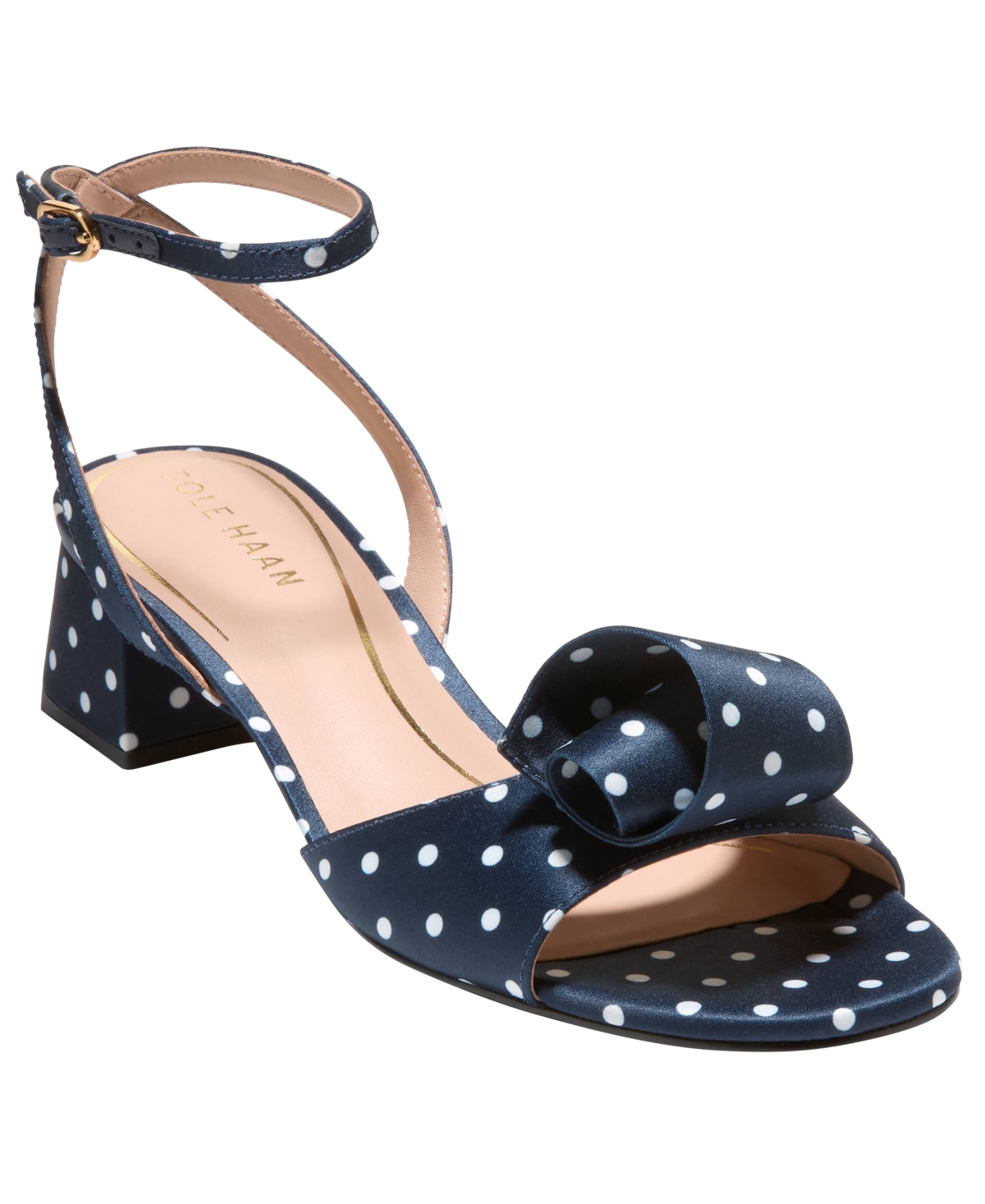 Click here for Cole Haan Womens Florette Block Heel Sandals - Nav... prices