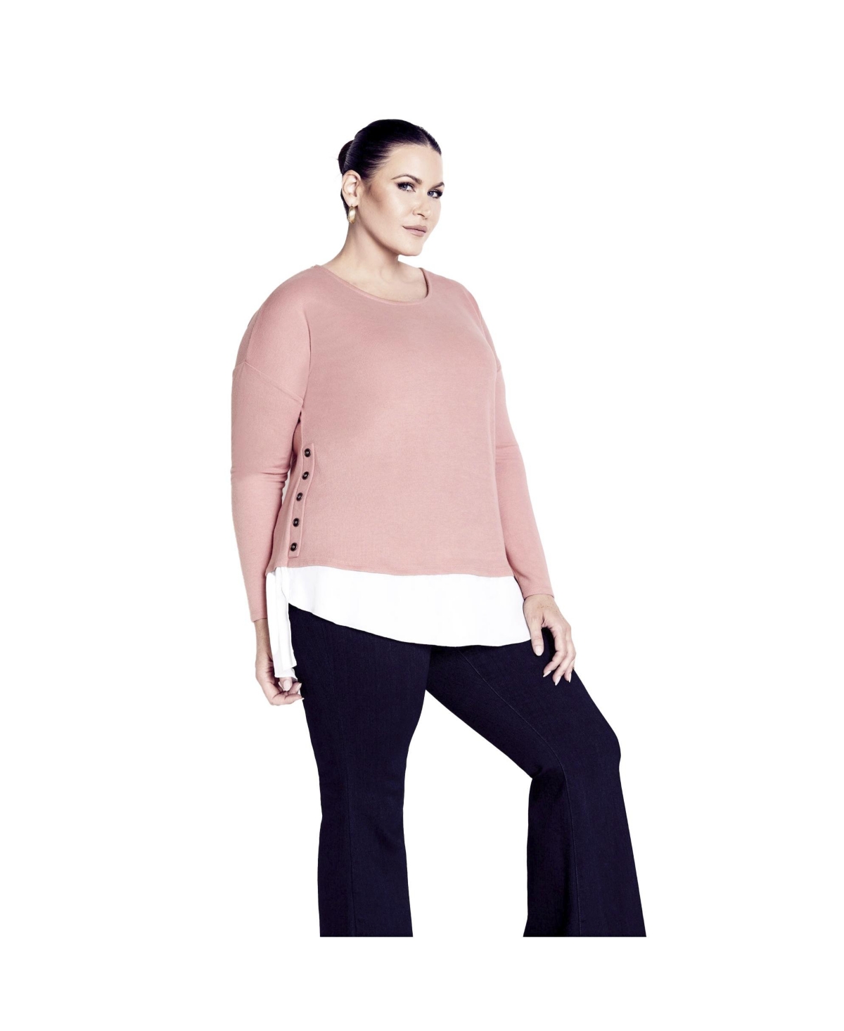 Click here for Avenue Womens Dakota Duet Top - Rose prices