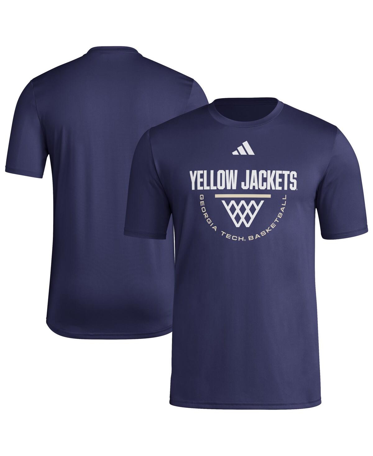 Click here for Adidas Mens Navy Georgia Tech Yellow Jackets Baske... prices