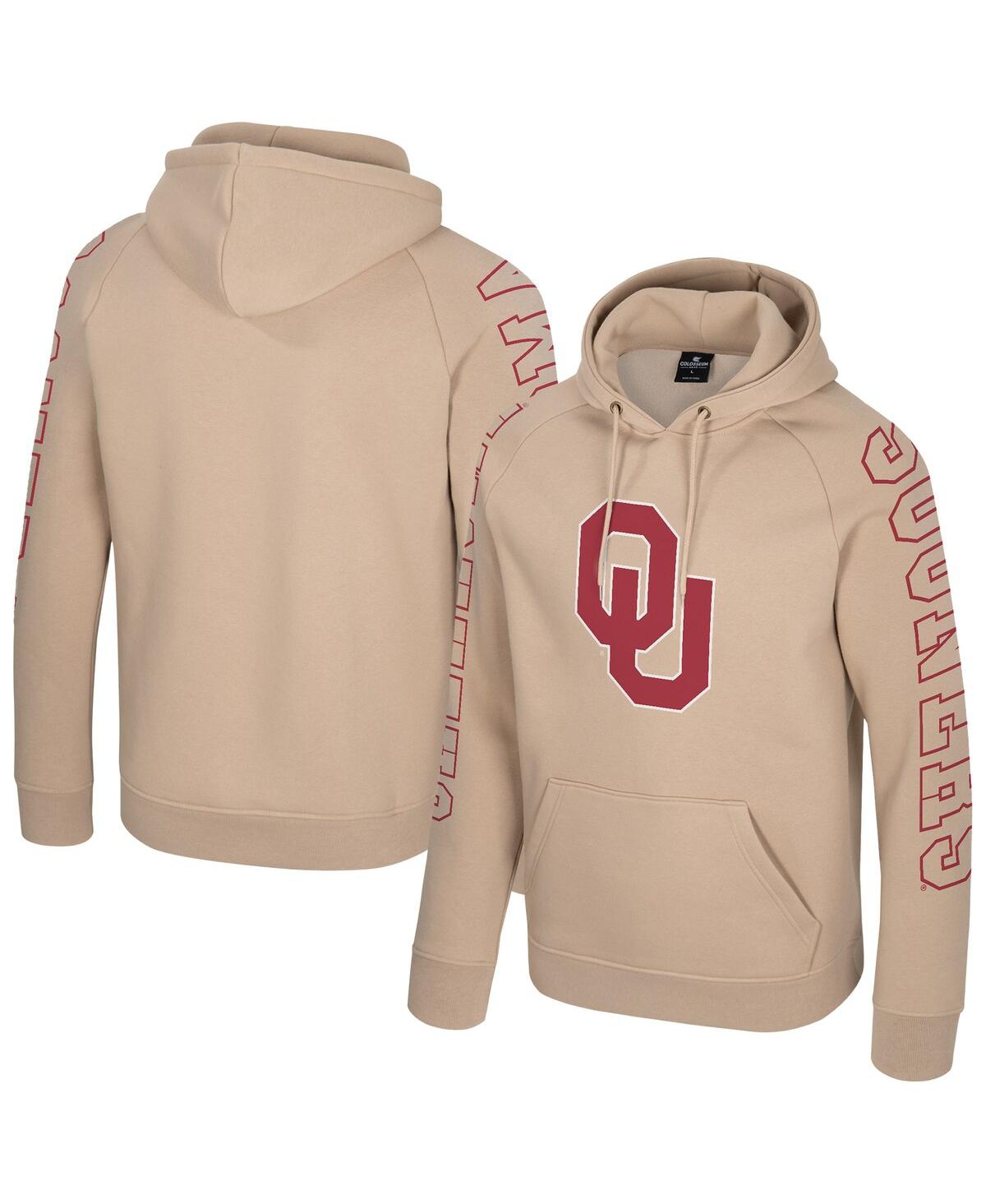 Click here for Colosseum Mens Tan Oklahoma Sooners Big Break Ragl... prices