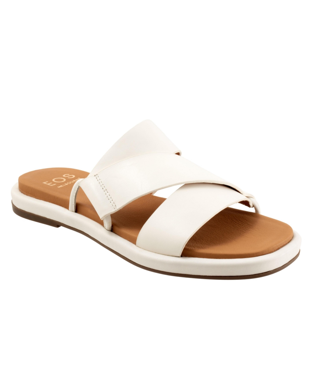 Click here for Eos Footwear Womens Minimalist Zala Sandal - Bone prices