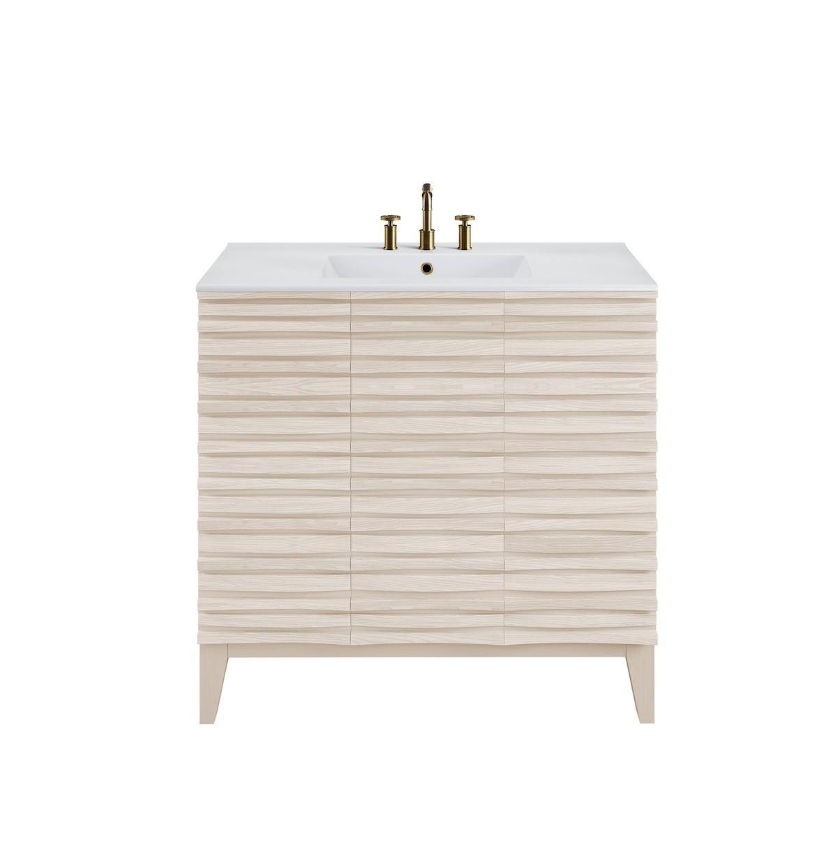 Click here for Swiss Madison Cascade 36 in. White Oak Bathroom Va... prices