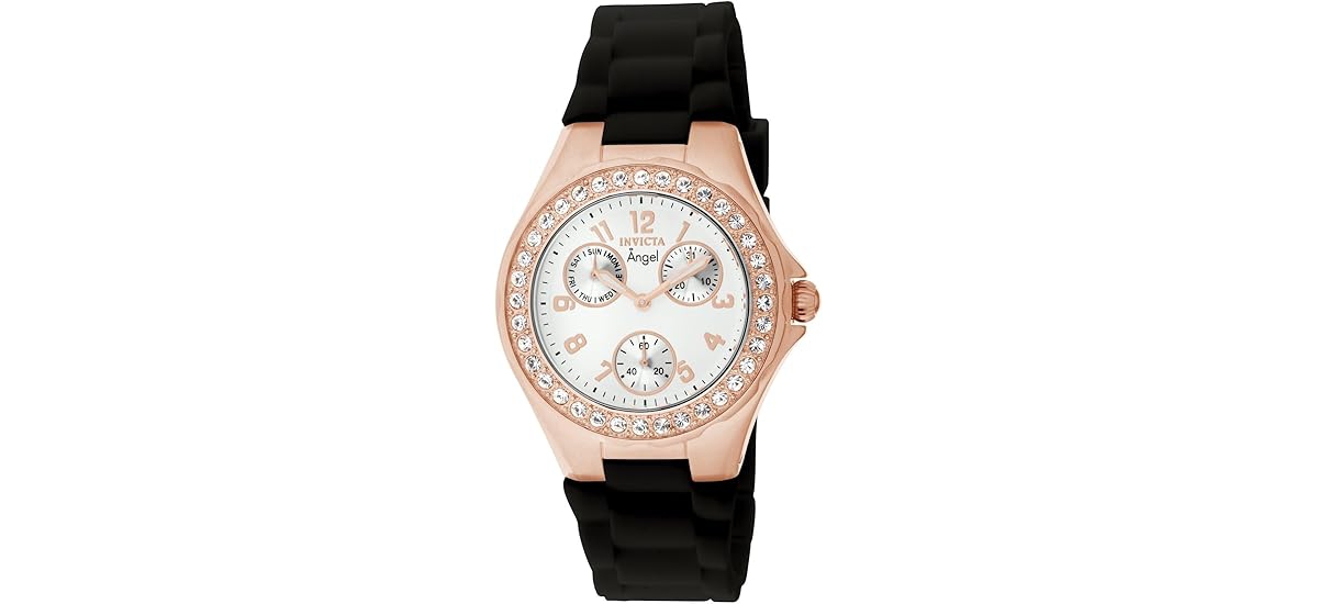 Click here for Invicta Womens 1645 Angel Quartz Multifunction Whi... prices