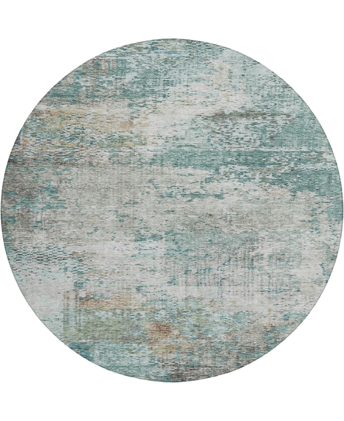 Click here for Dalyn Solace SL5 8x8 Round Area Rug - Turquoise prices